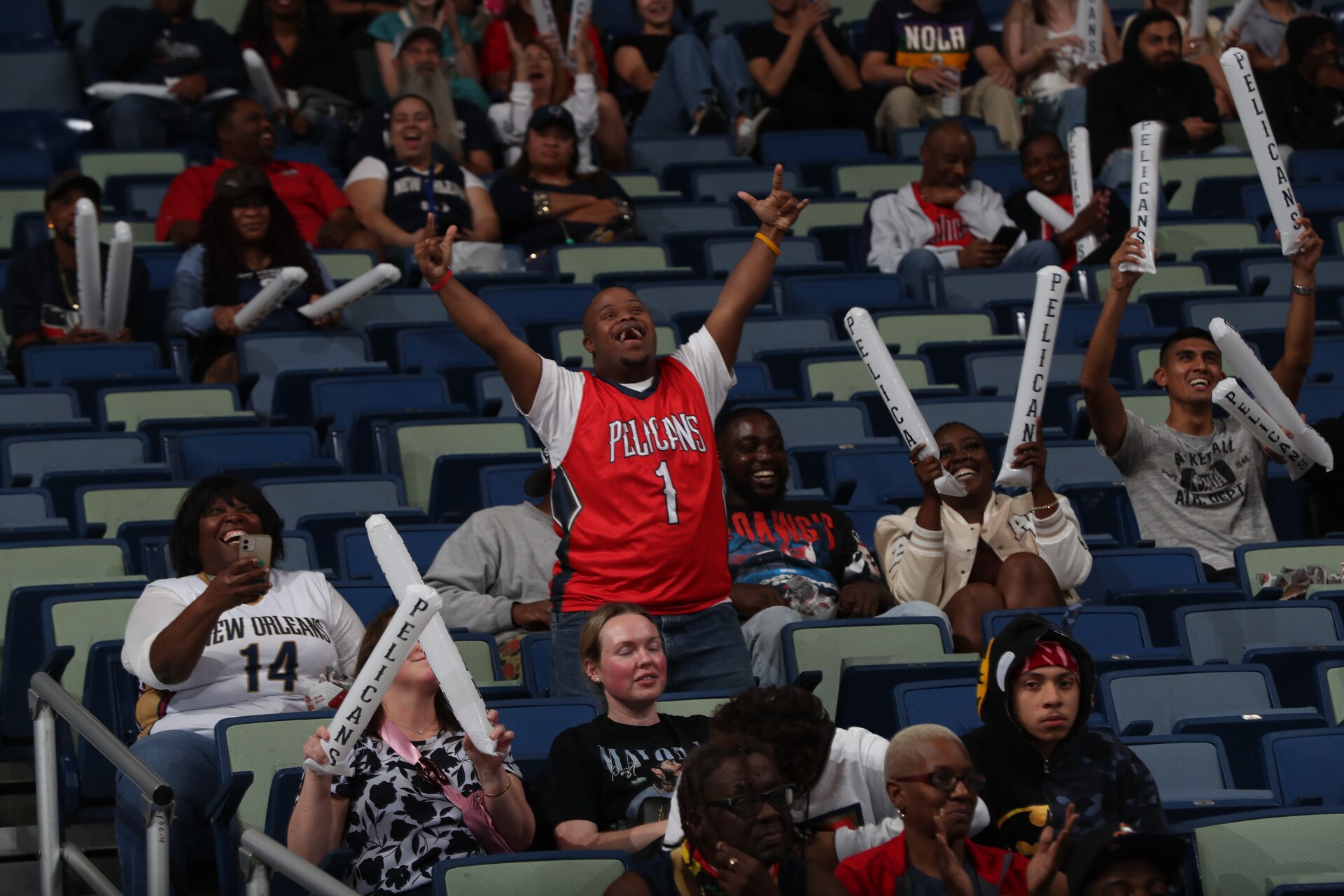 Photos: Pelicans vs. Magic | Preseason Fans and Entertainment 10/10/23 ...