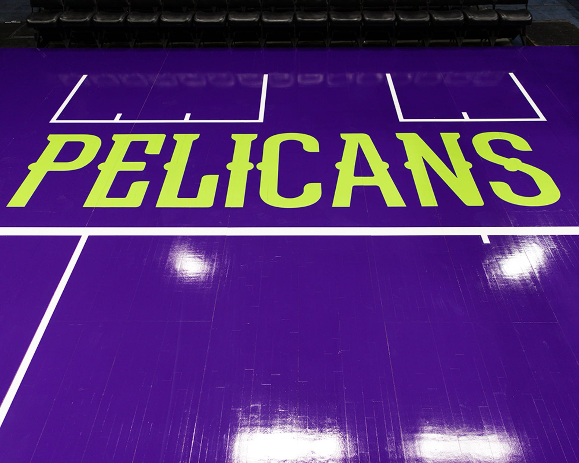 Photos: First look at Pelicans In-Season Tournament court at Smoothie ...