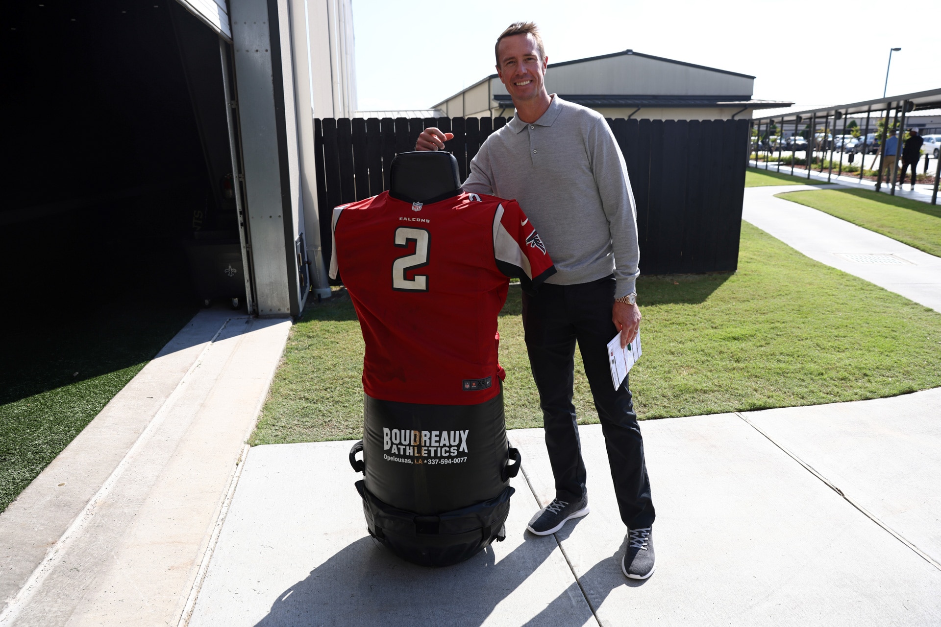 Photos: Matt Ryan meets Matt Ryan meets Matt Ryan at the Ochsner Sports Performance Center Photo ...