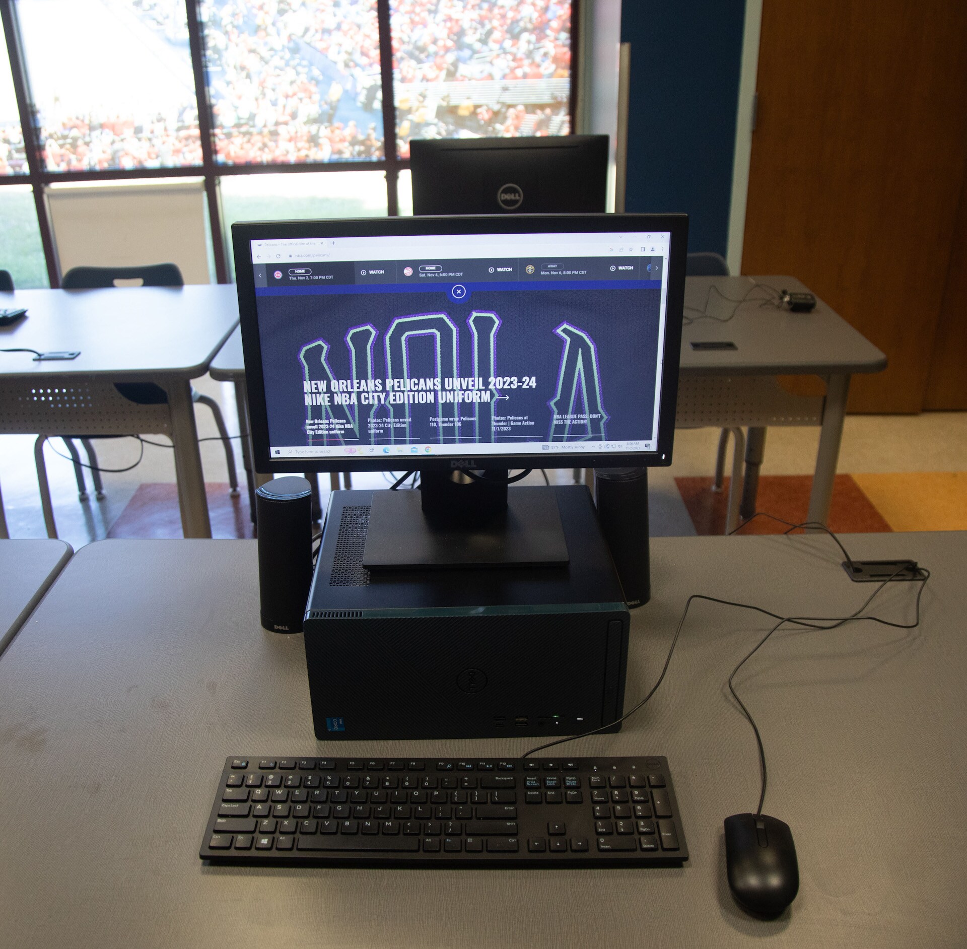 Photos: Pelicans, Ibotta install new computer lab at Fischer Community ...