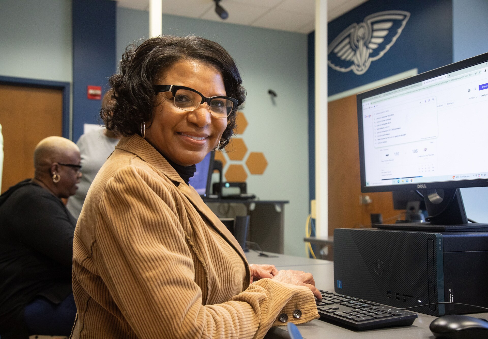Photos: Pelicans, Ibotta install new computer lab at Fischer Community ...