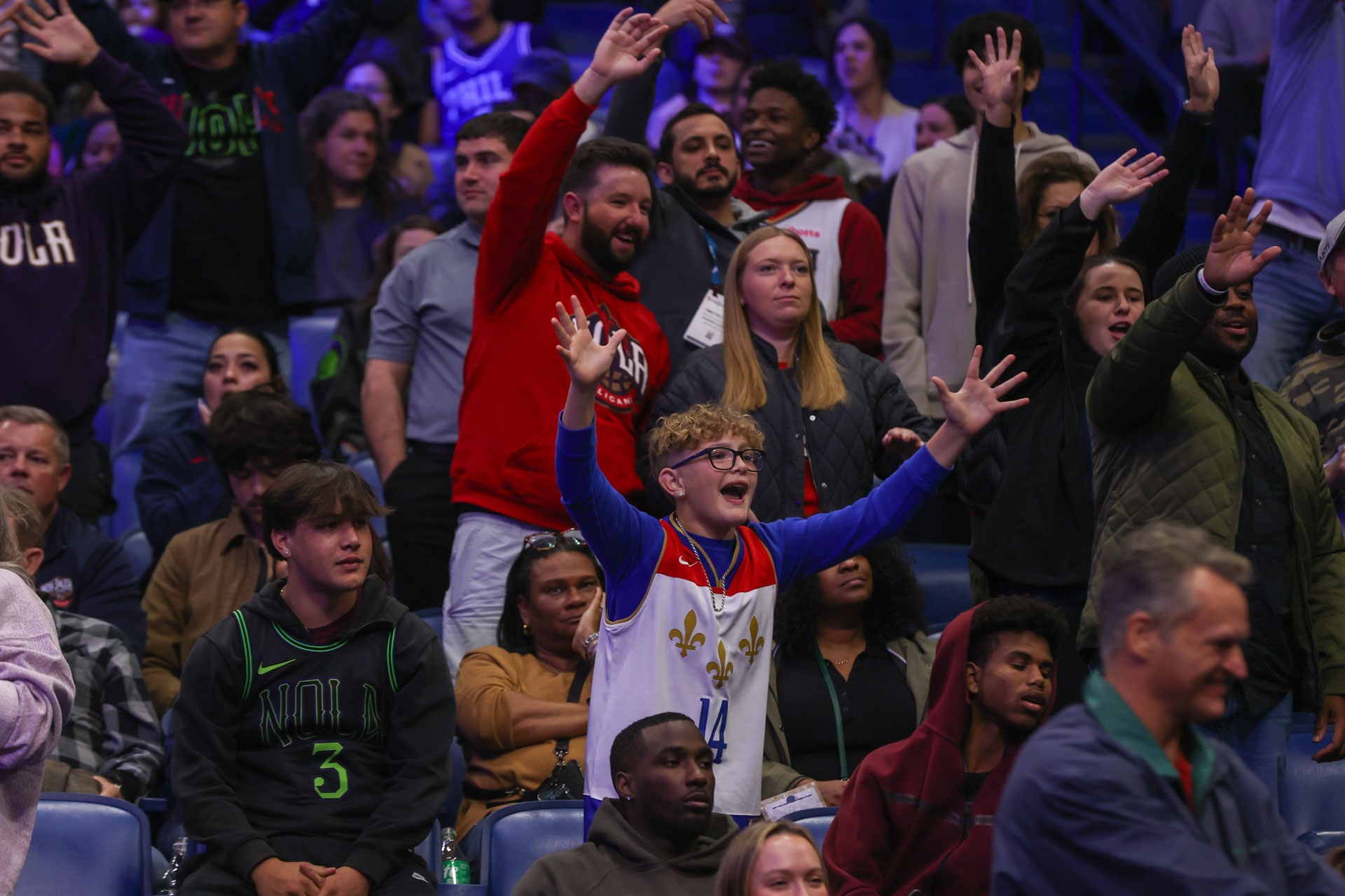 Photos: Pelicans vs. 76ers | Fans and Entertainment 11/29/2023 Photo ...