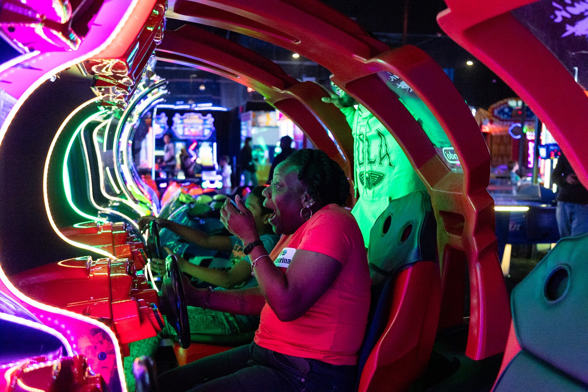 Photos: Jose Alvarado hosts YEP families at Dave and Busters Photo ...