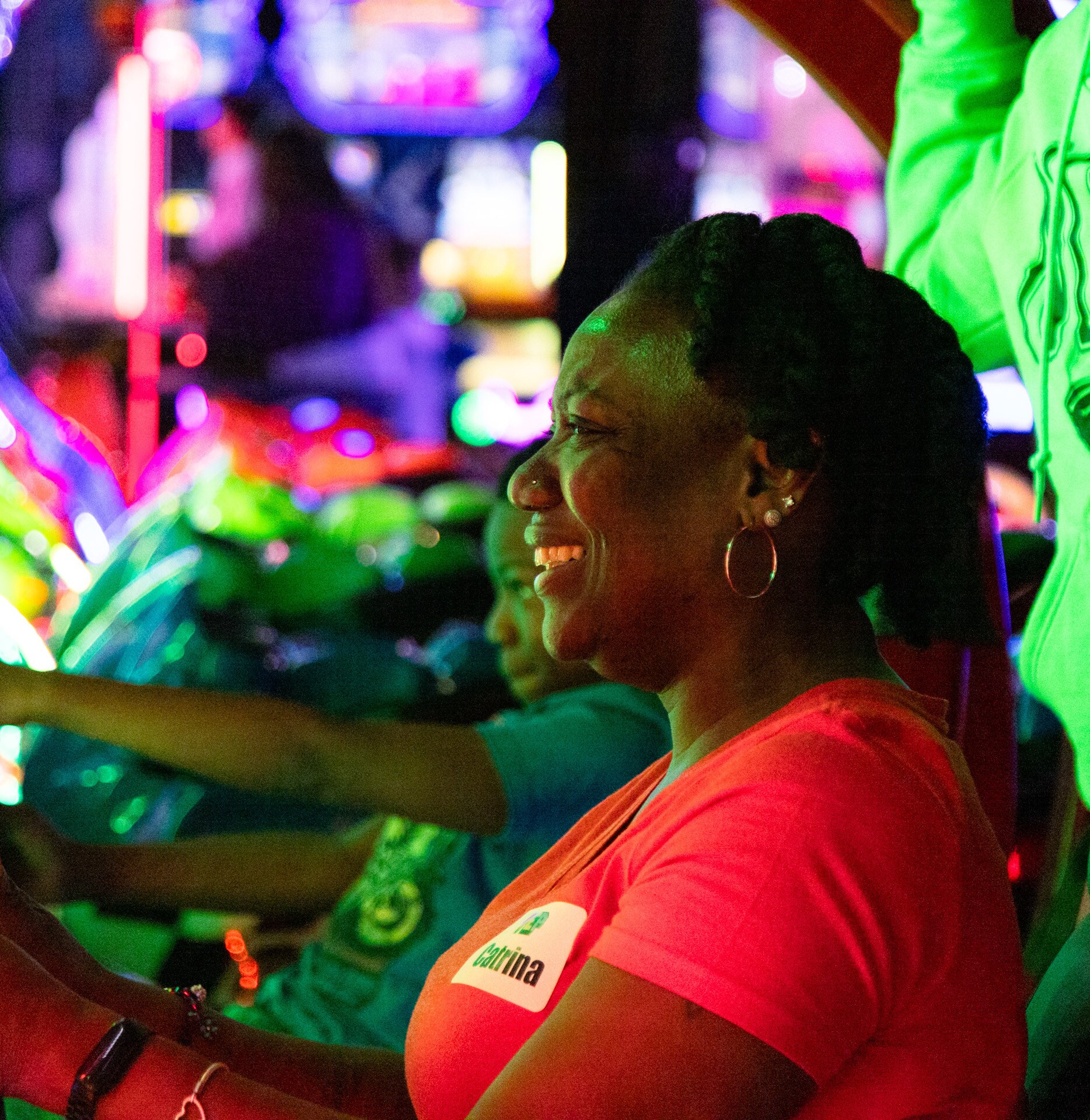 Photos: Jose Alvarado hosts YEP families at Dave and Busters Photo ...