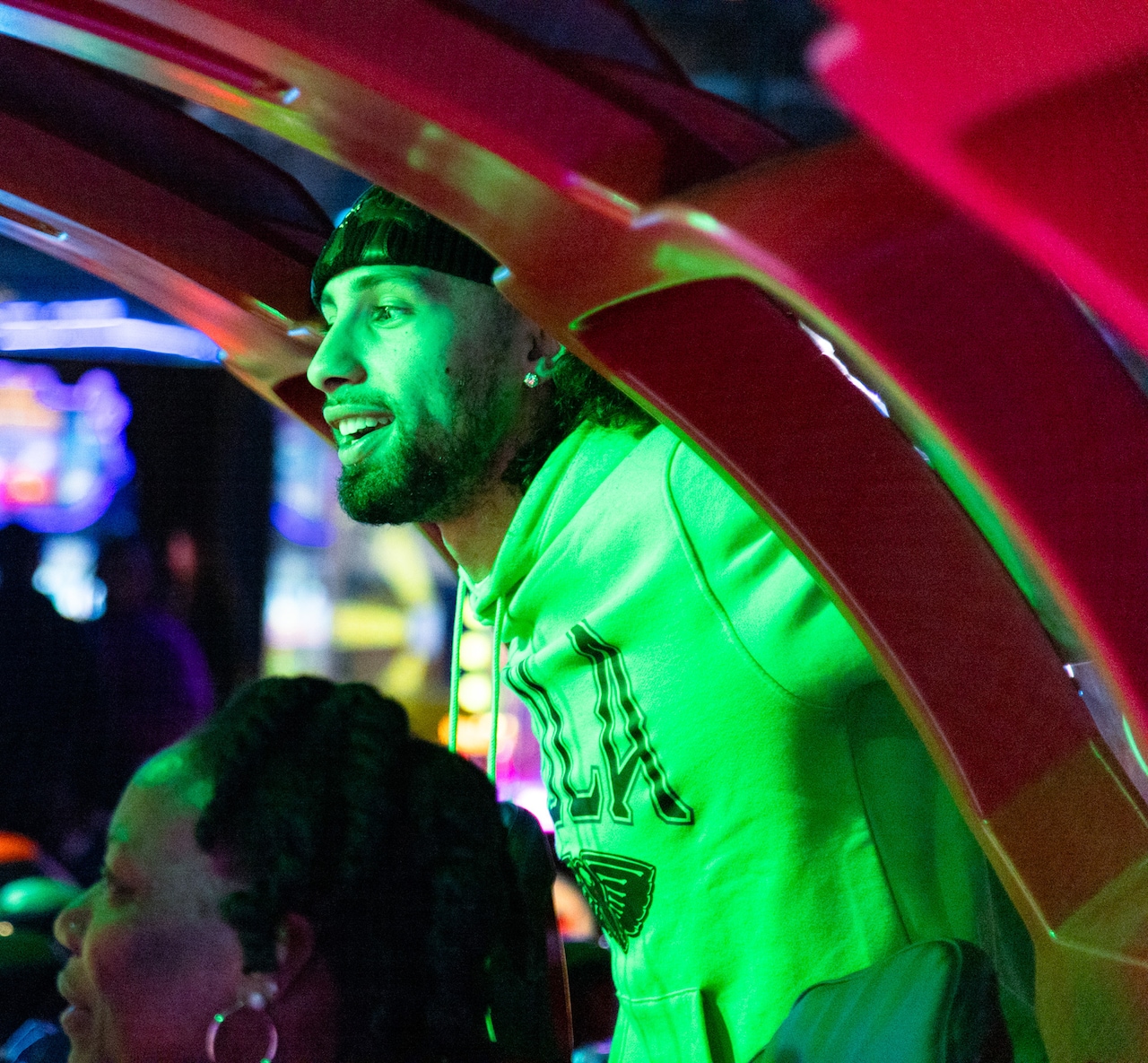 Photos: Jose Alvarado hosts YEP families at Dave and Busters | New ...