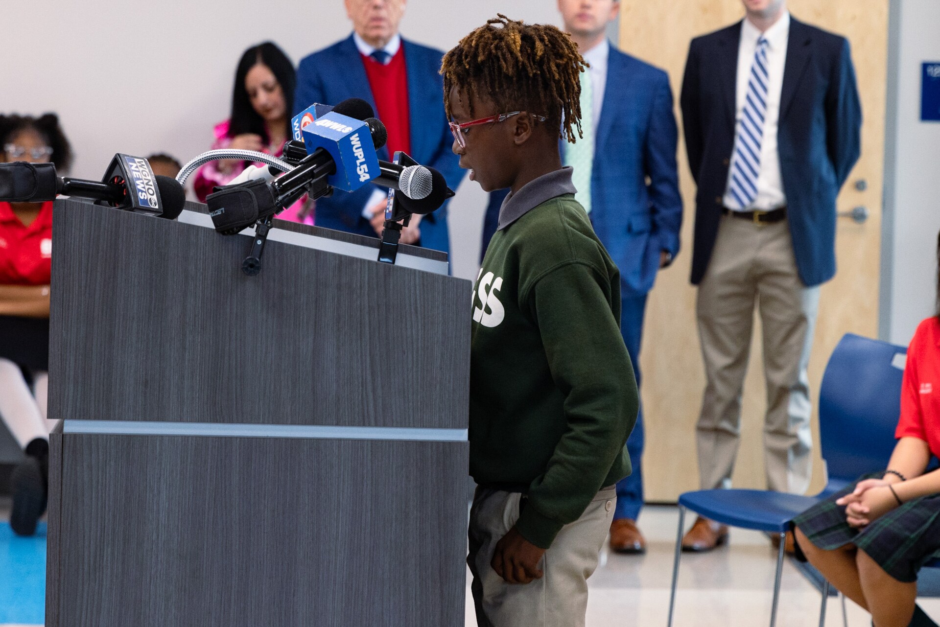 Photos: Gayle Benson visits Good Shepherd School | Month of Giving 2023 ...