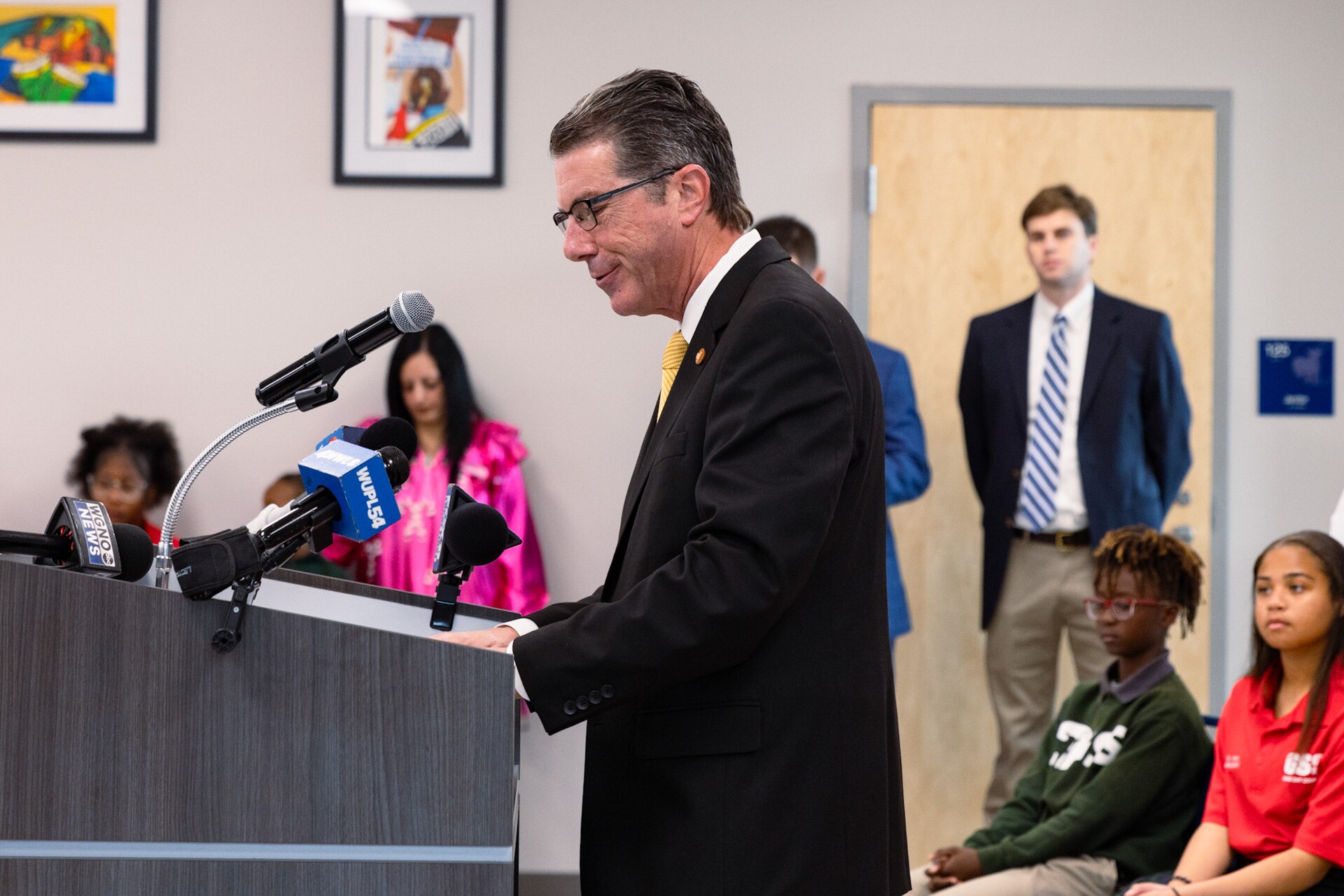 Photos: Gayle Benson visits Good Shepherd School | Month of Giving 2023 ...