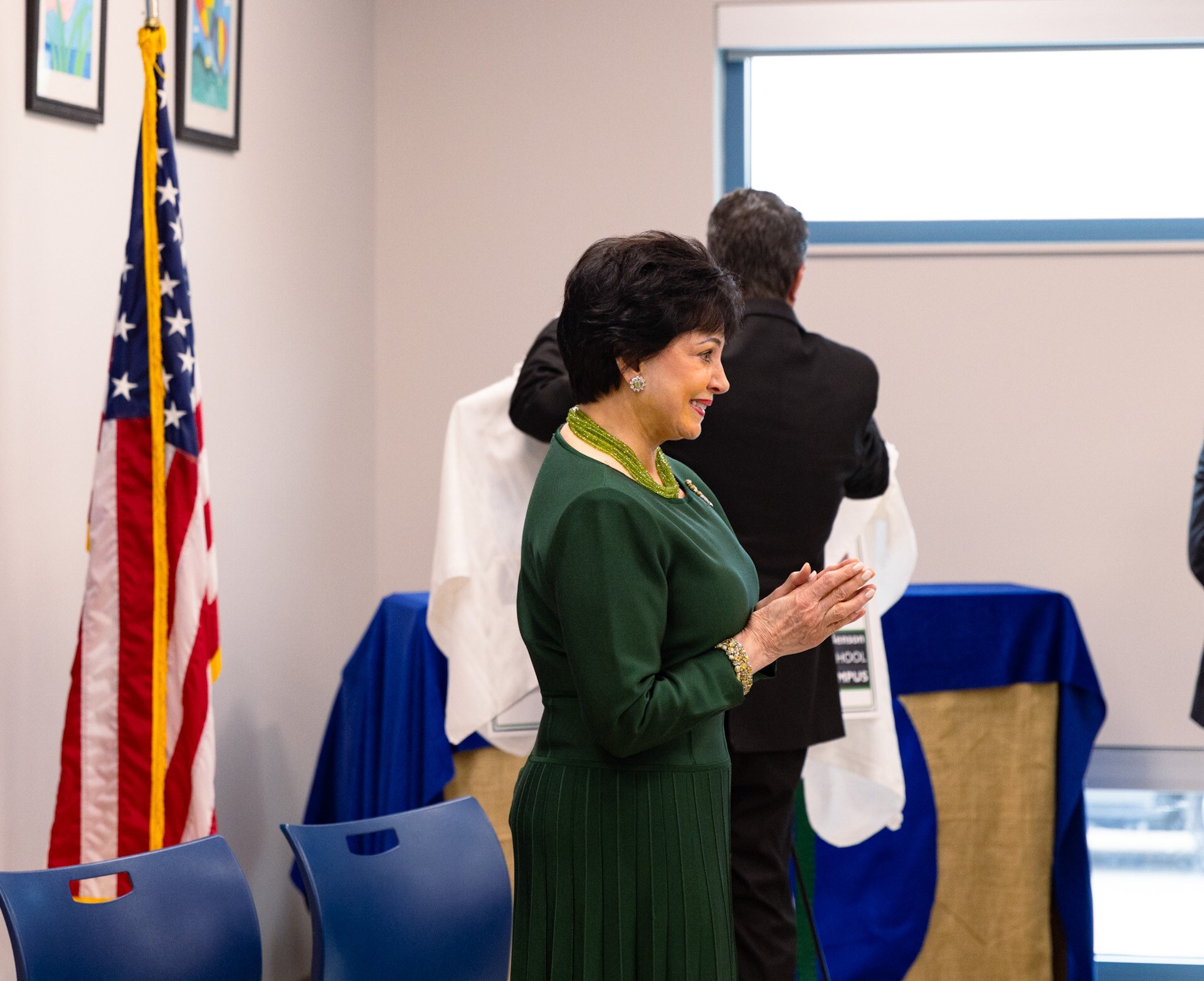 Photos: Gayle Benson visits Good Shepherd School | Month of Giving 2023 ...