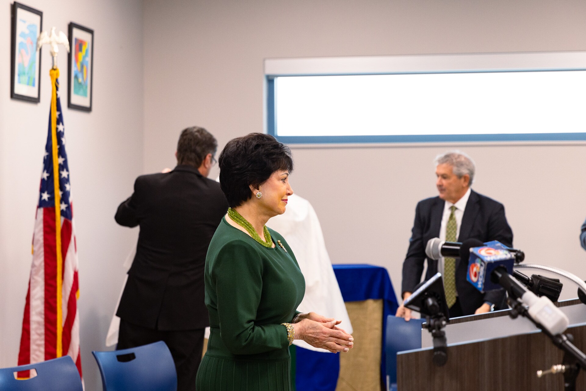 Photos: Gayle Benson visits Good Shepherd School | Month of Giving 2023 ...