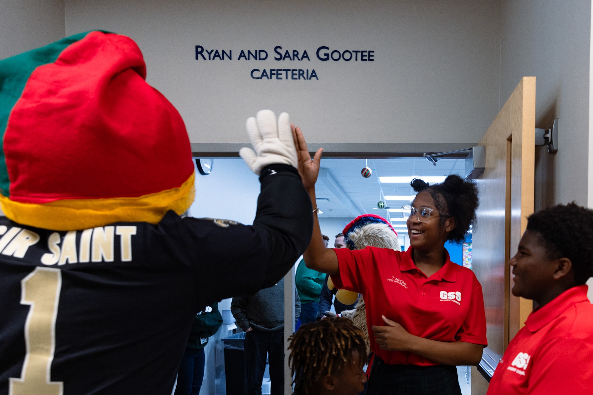 Photos: Gayle Benson visits Good Shepherd School | Month of Giving 2023 ...