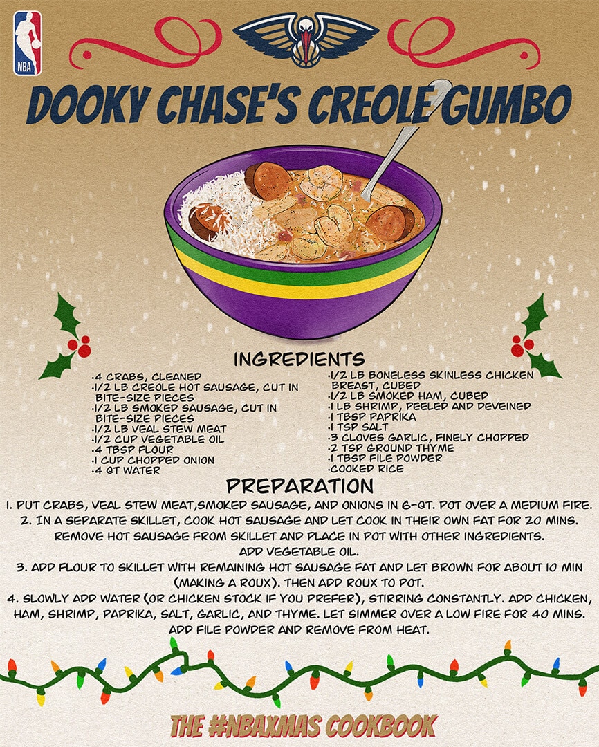 Dooky Chase’s Creole Gumbo recipe represents the New Orleans Pelicans ...