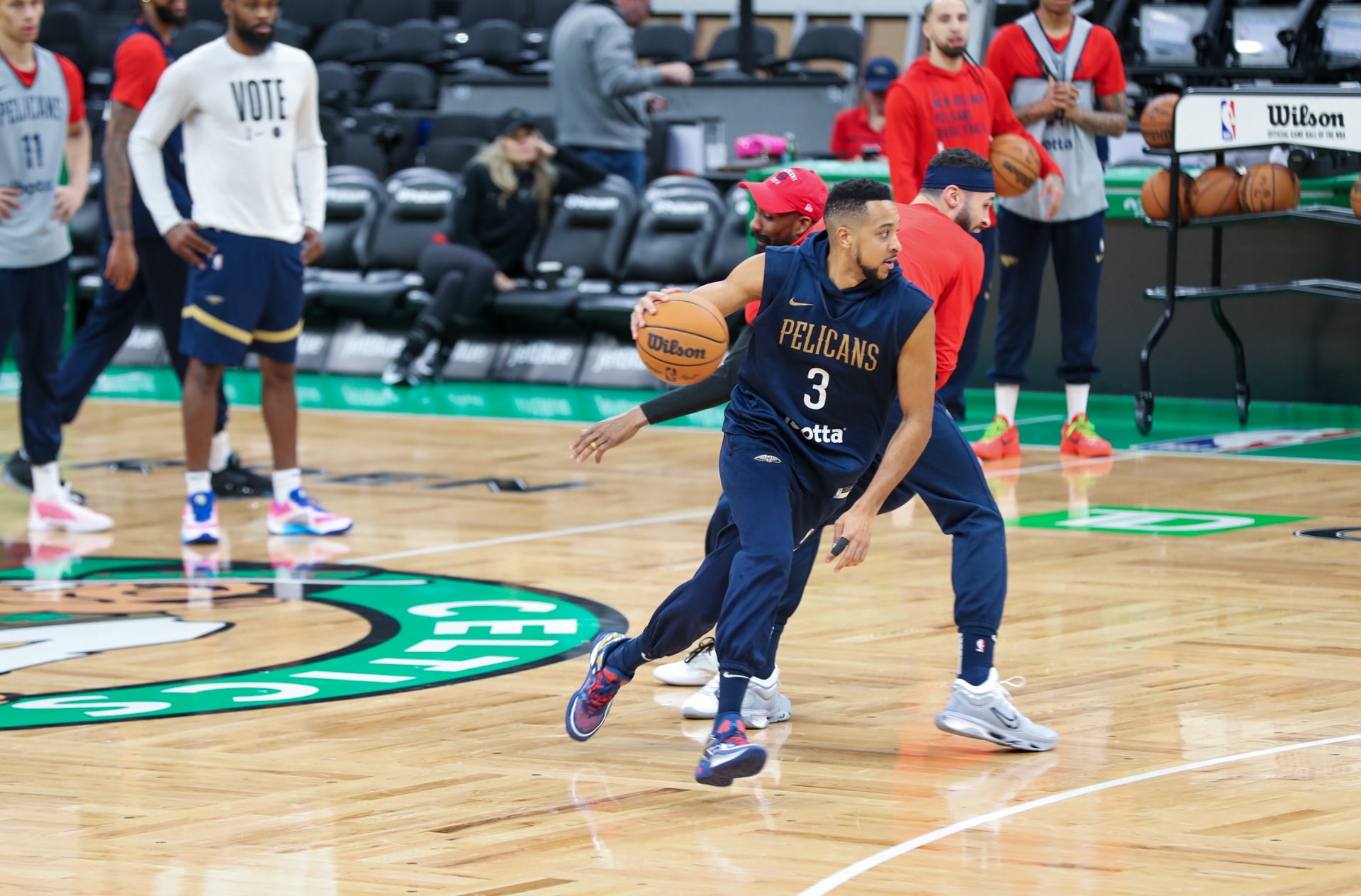 Photos: Pelicans Shootaround in Boston | 2023-24 NBA Season Photo ...