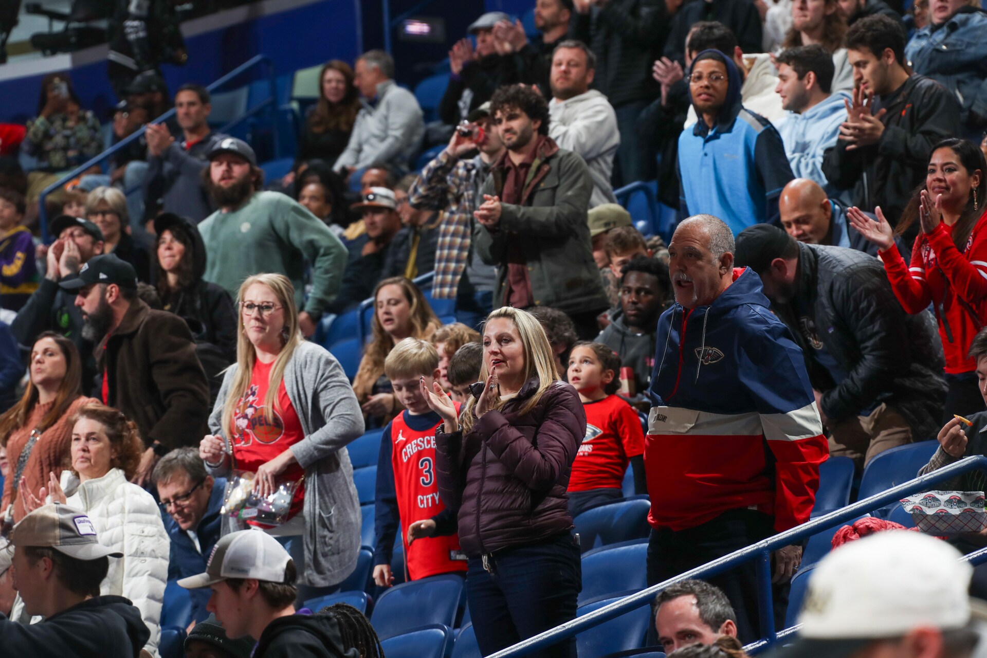 Photos: Pelicans vs. Nets | Fans and Entertainment 1/2/24 Photo Gallery ...