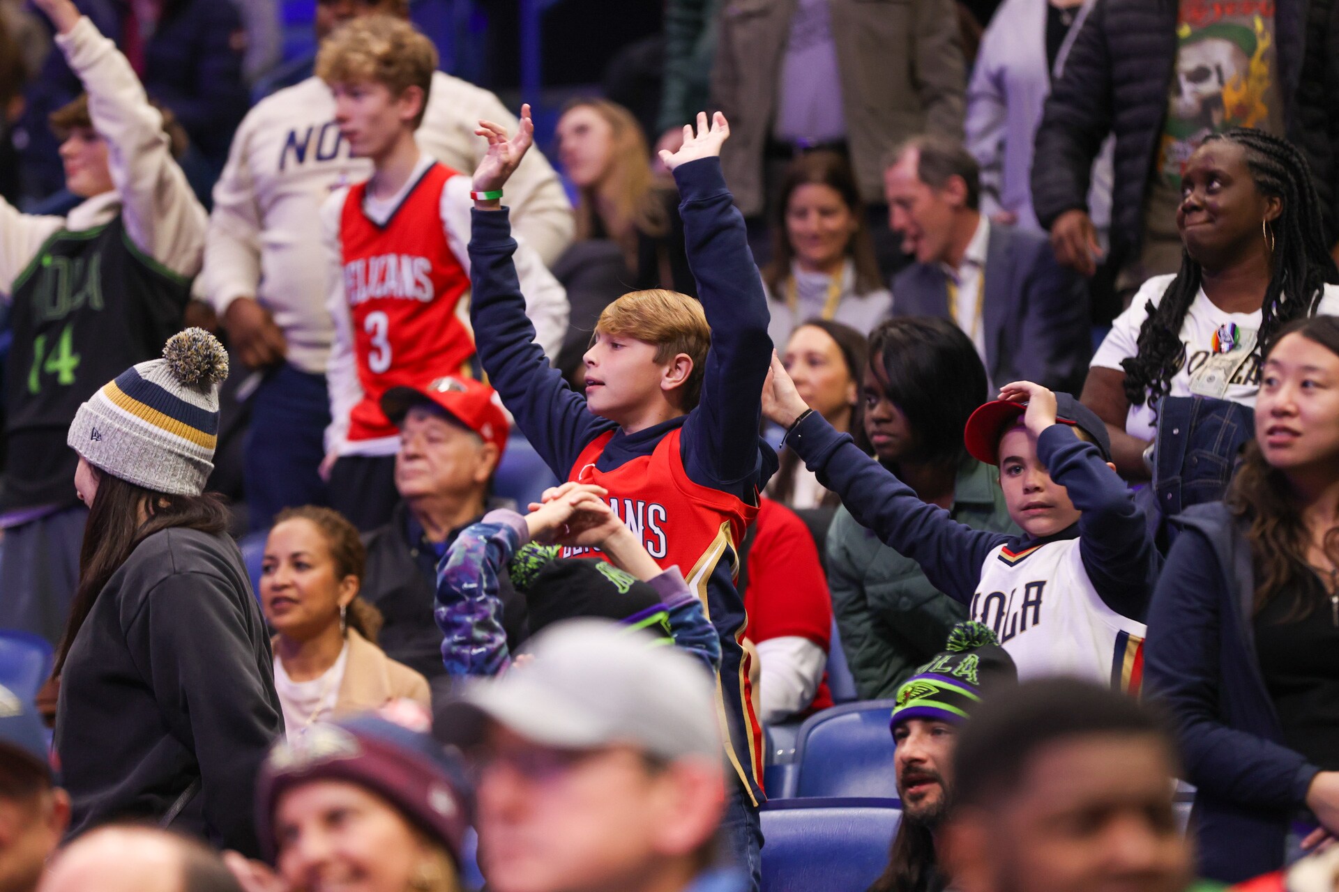 Photos: Pelicans vs. Nets | Fans and Entertainment 1/2/24 Photo Gallery ...