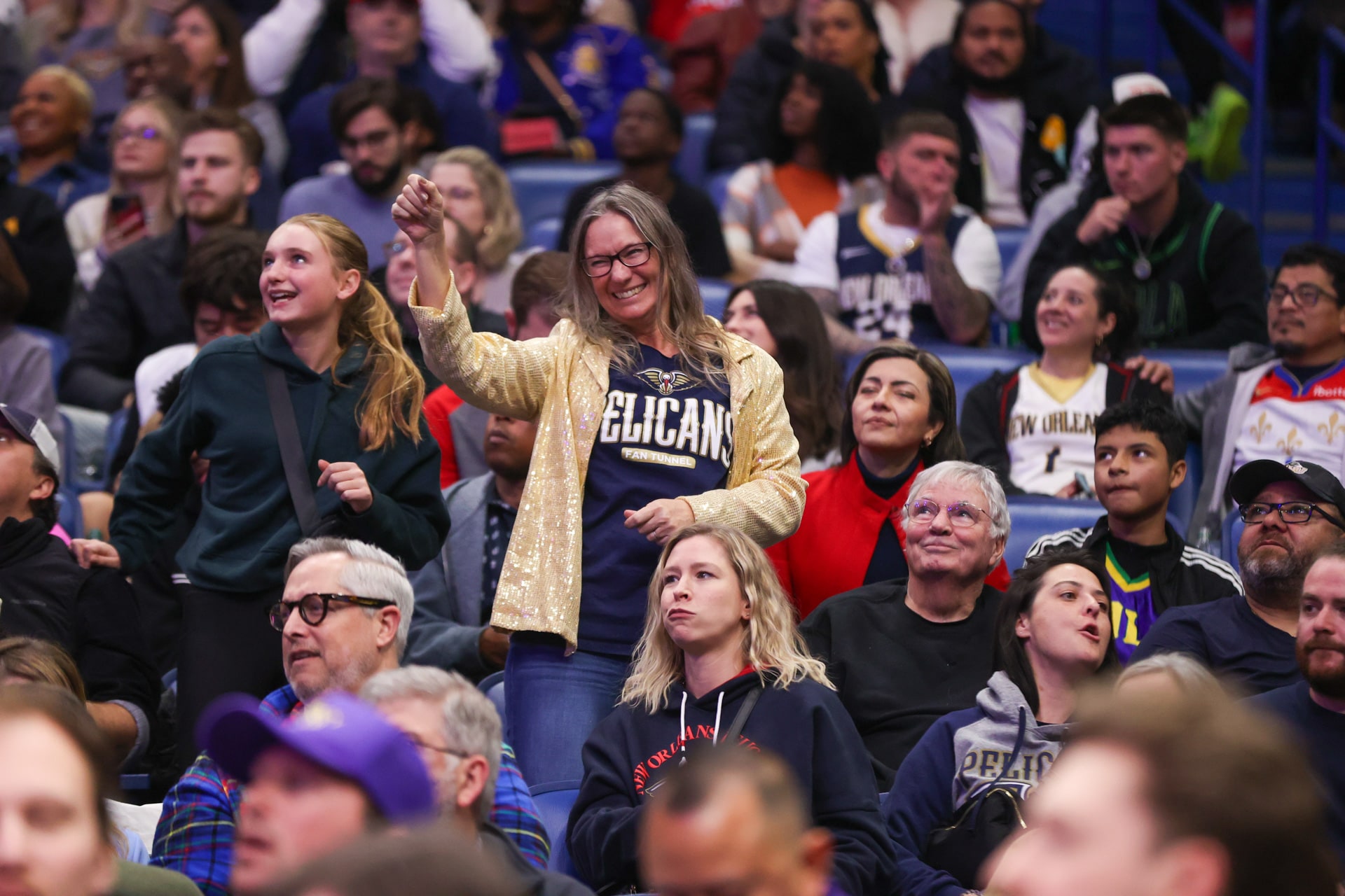 Photos: Pelicans vs. Nets | Fans and Entertainment 1/2/24 Photo Gallery ...