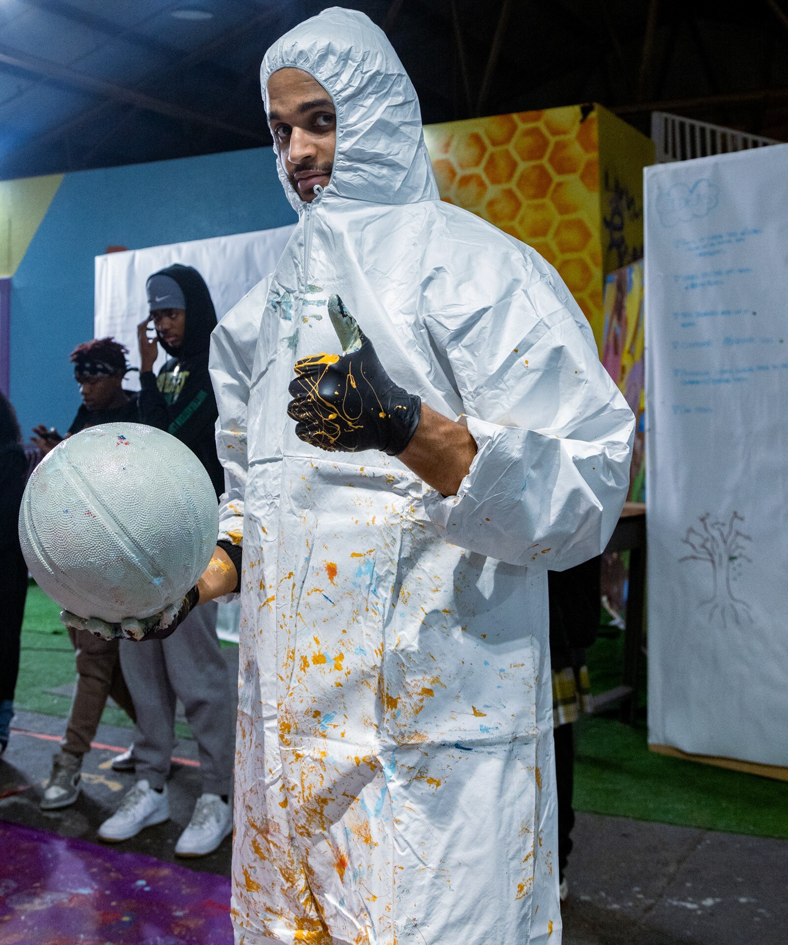 Pelicans players collaborate with artist BMike and Eternal Seeds to ...