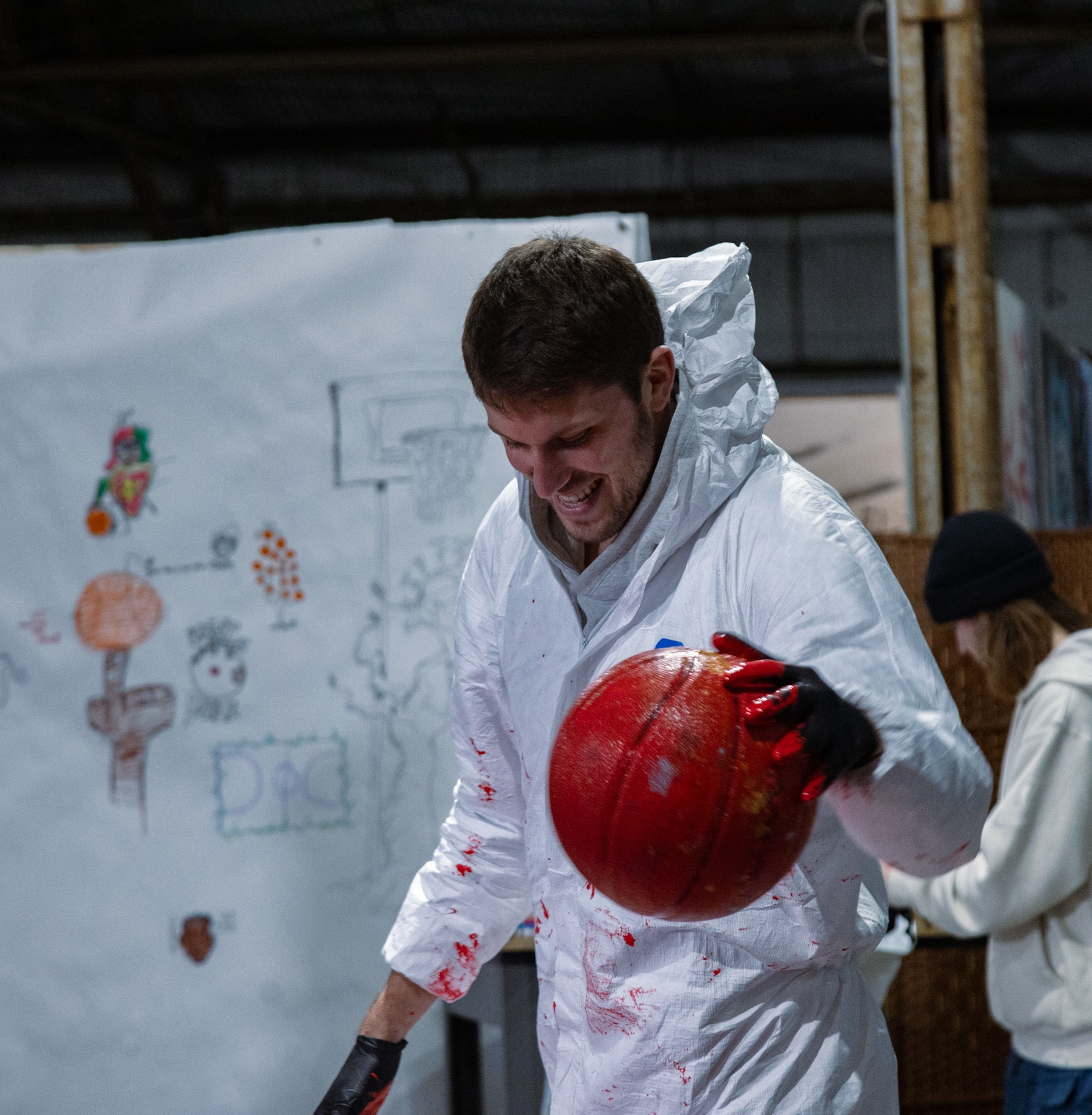 Photos: Pelicans players help create Black History Month basketball ...