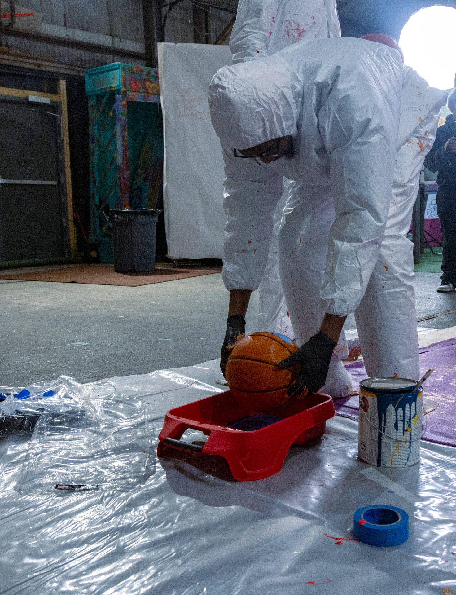 Photos: Pelicans players help create Black History Month basketball ...