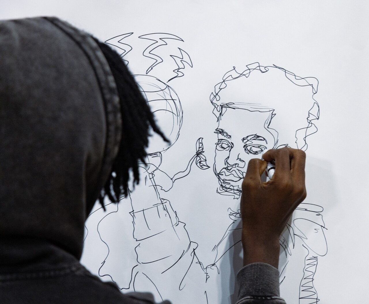 Photos: Pelicans players help create Black History Month basketball ...