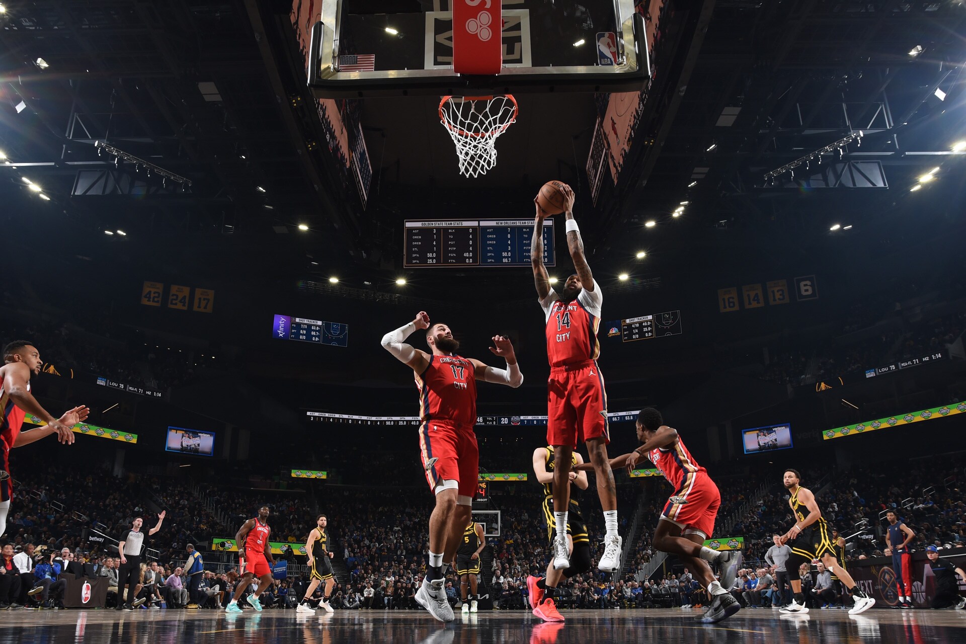Photos: Pelicans at Warriors | Game Action 1/10/2024 Photo Gallery ...