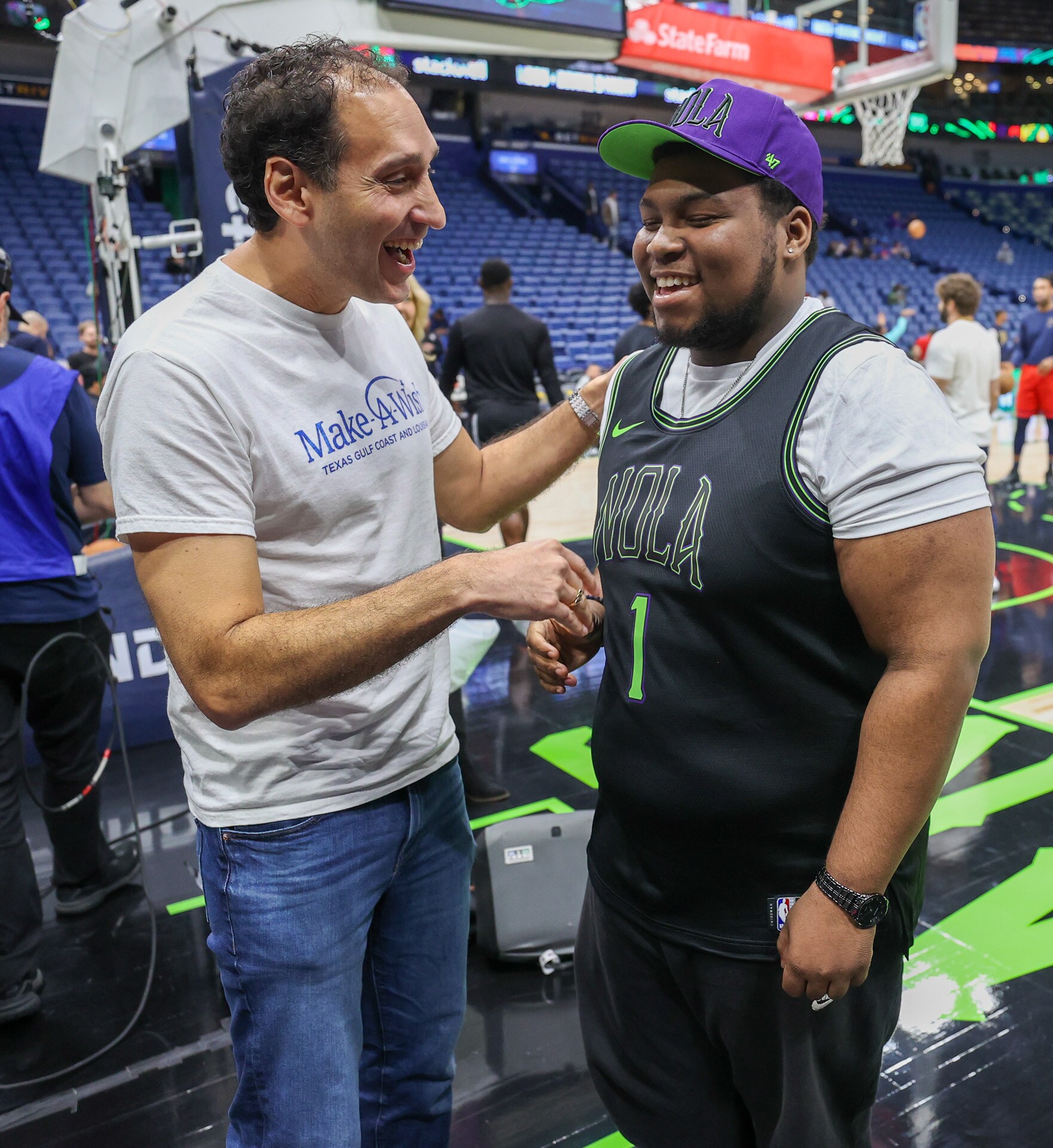 Photos: Zion Williamson meets young fan through Make A Wish Foundation ...