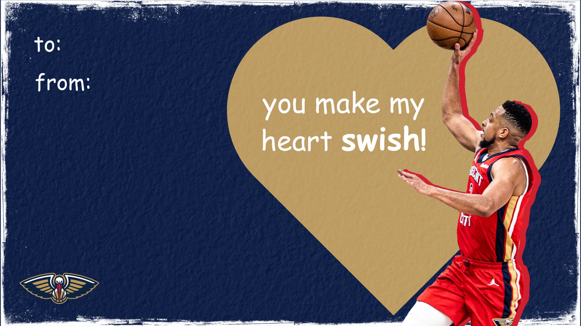 Basketball Valentines Slam New Dunk Basketball Valentine