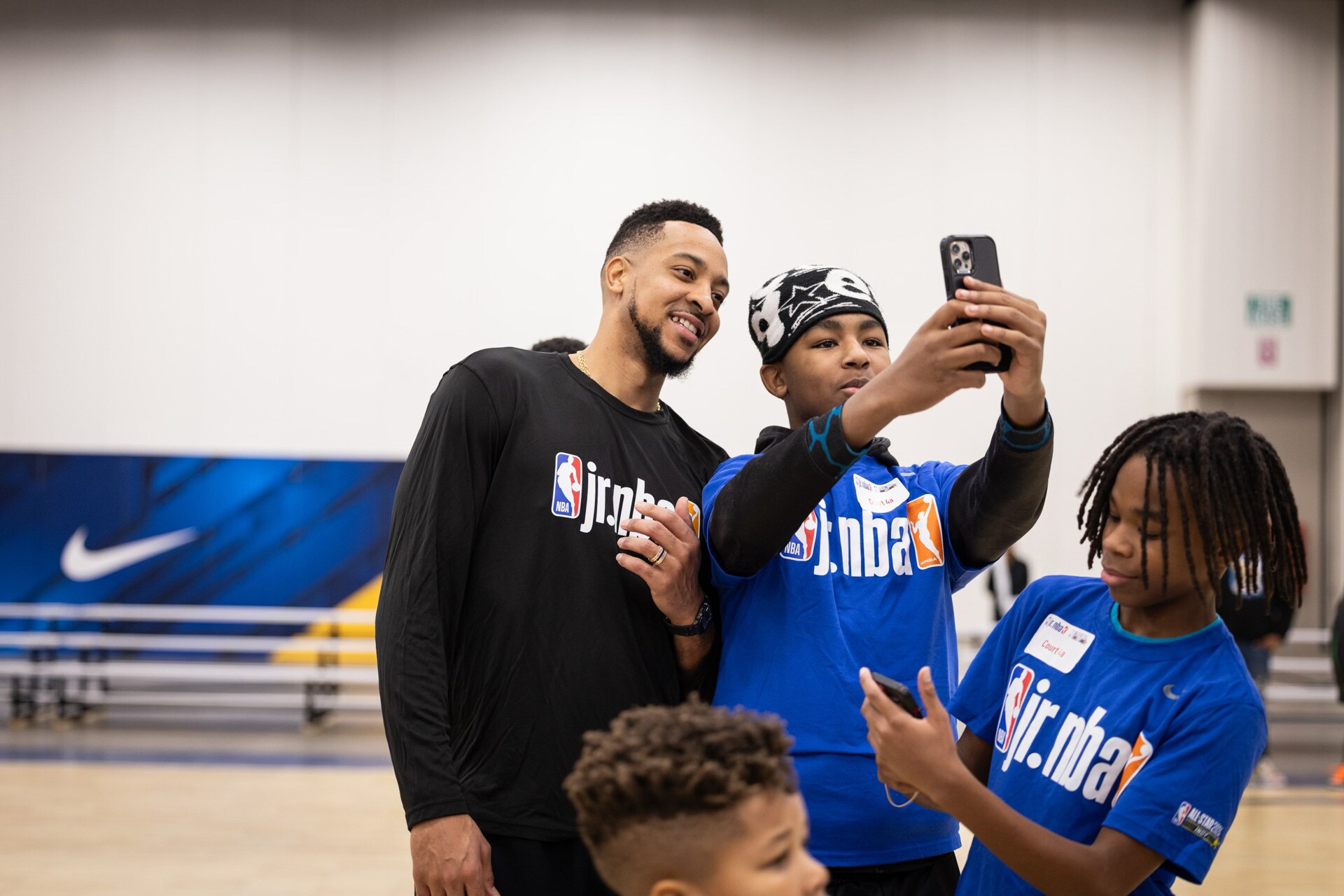 Photos: CJ McCollum at Jr. NBA Day | 2024 All-Star Weekend Photo ...