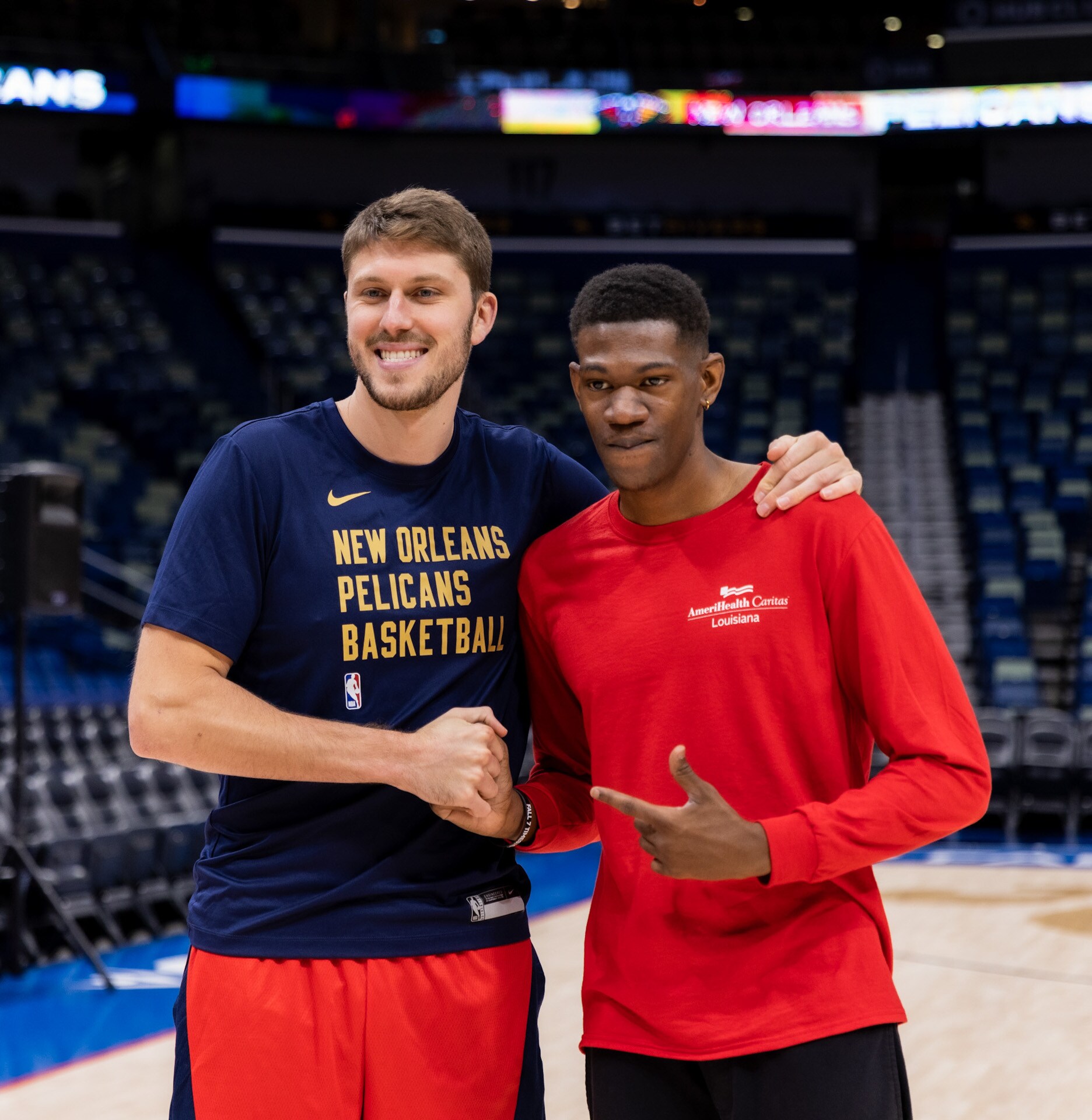 Photos: Pelicans, AmeriHealth host Ticket to Health Basketball Clinic ...