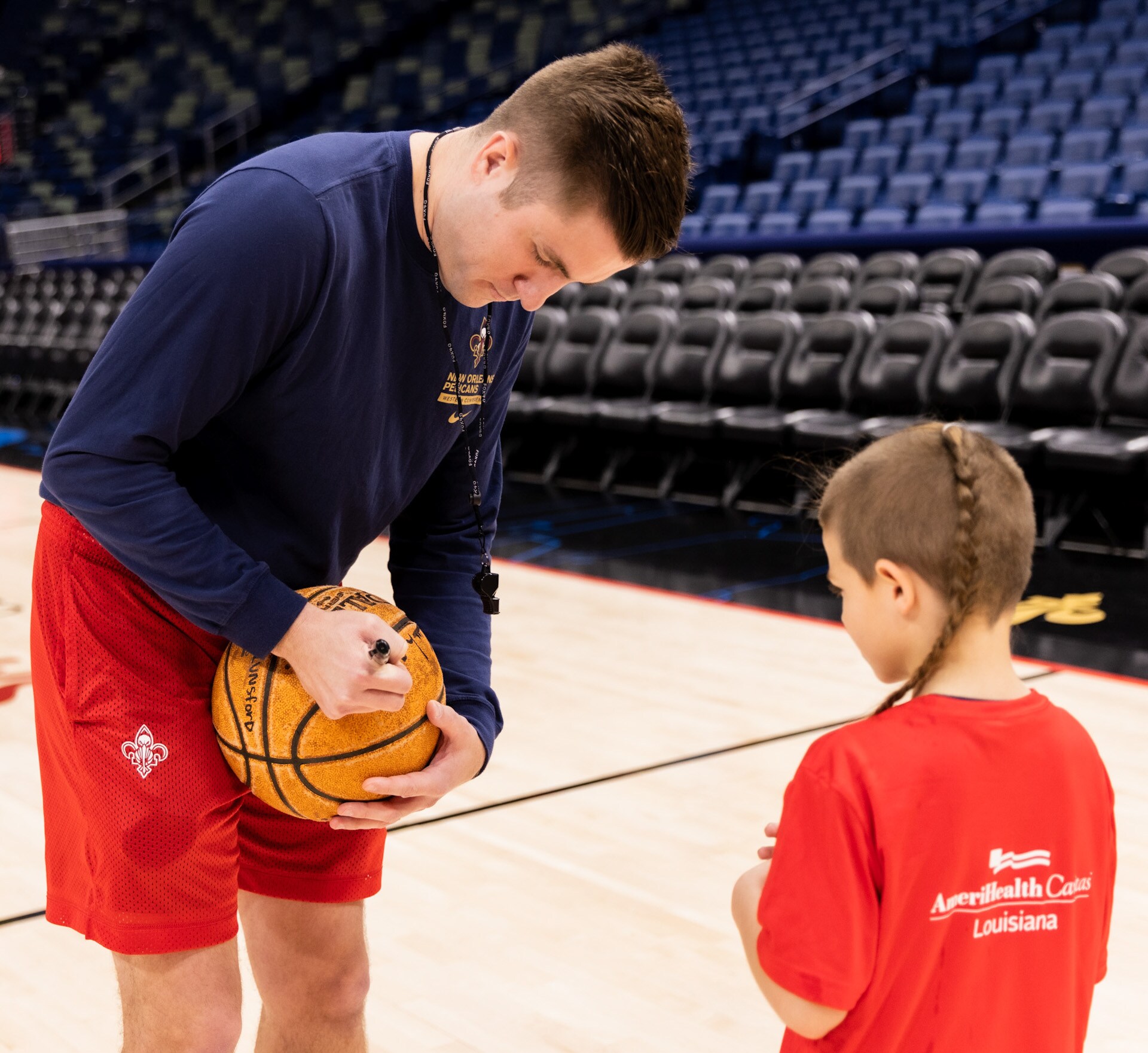 Photos: Pelicans, AmeriHealth host Ticket to Health Basketball Clinic ...