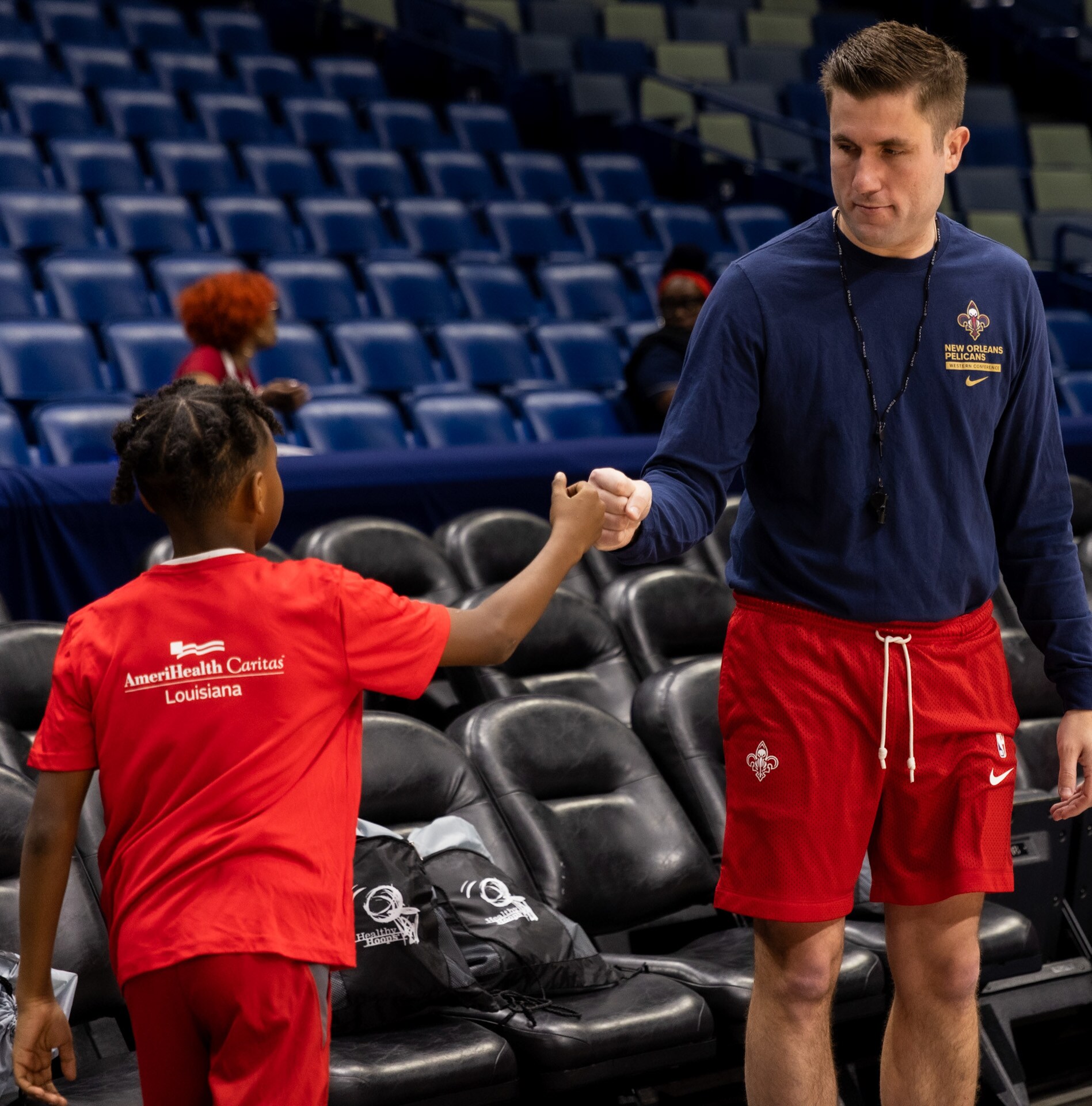 Photos: Pelicans, AmeriHealth host Ticket to Health Basketball Clinic ...