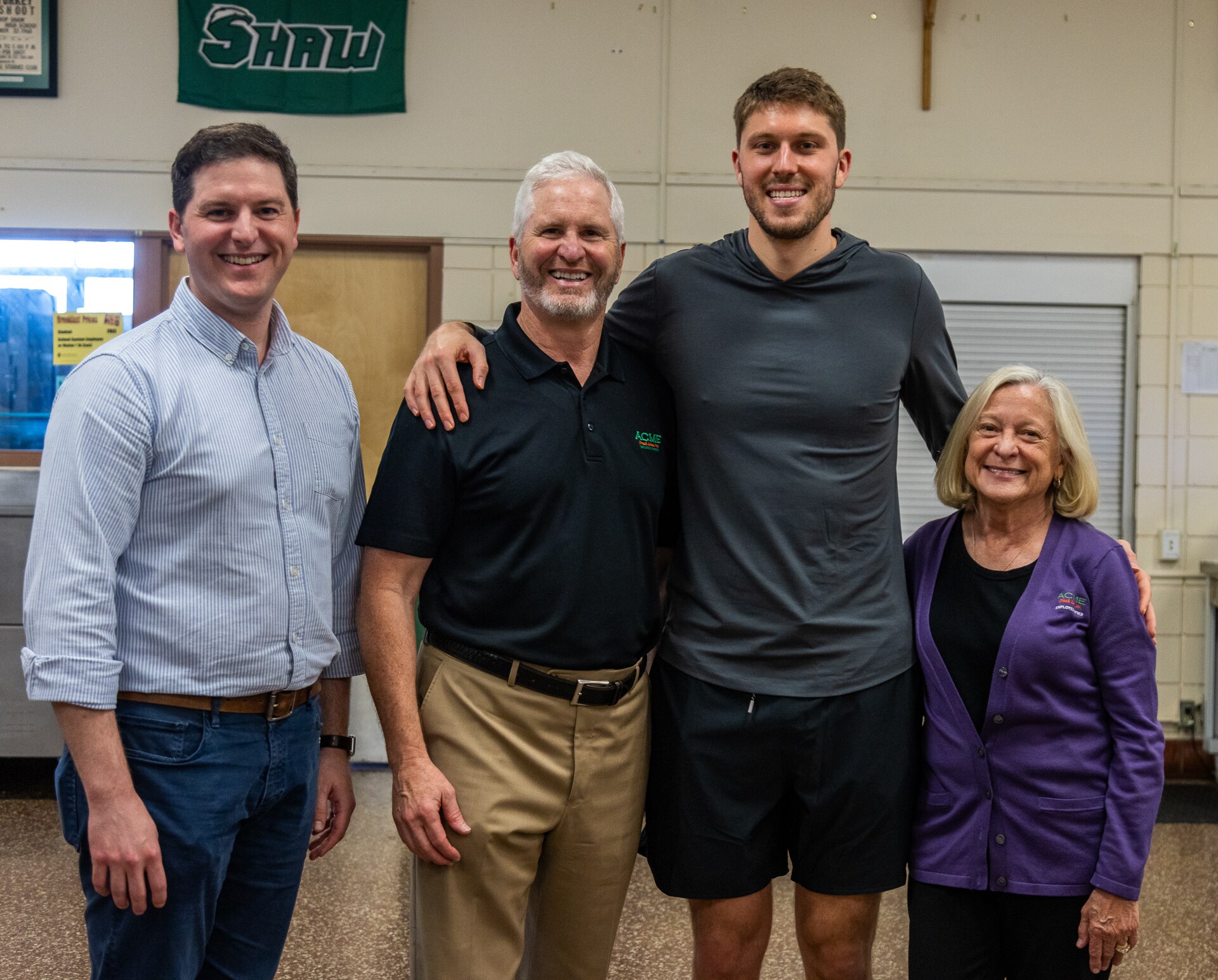 Photos: Matt Ryan visits Archbisop Shaw with Acme Truck Line to talk ...