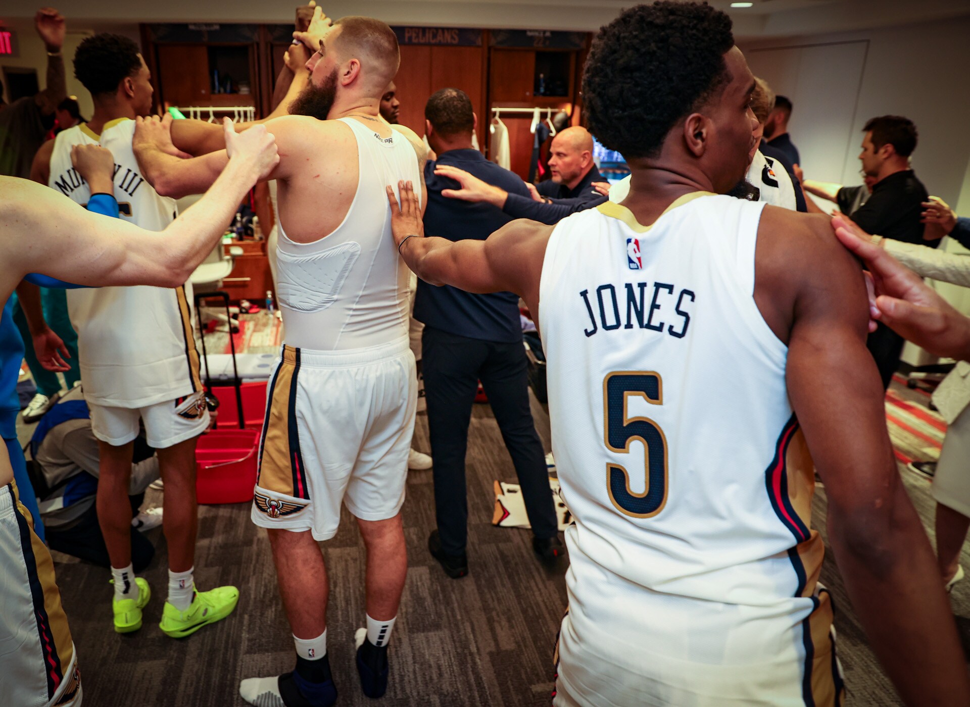 Photos: Pelicans vs. Bucks | Locker Room, Postgame Reactions 3/28/24 ...
