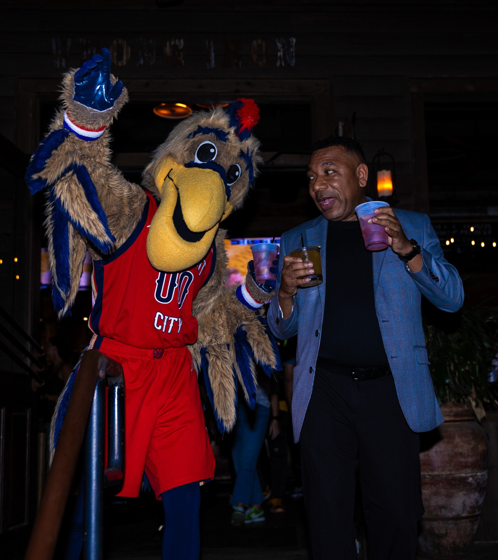 Photos: Pelicans, New Amsterdam Vodka host Watch Party at Wrong Iron ...
