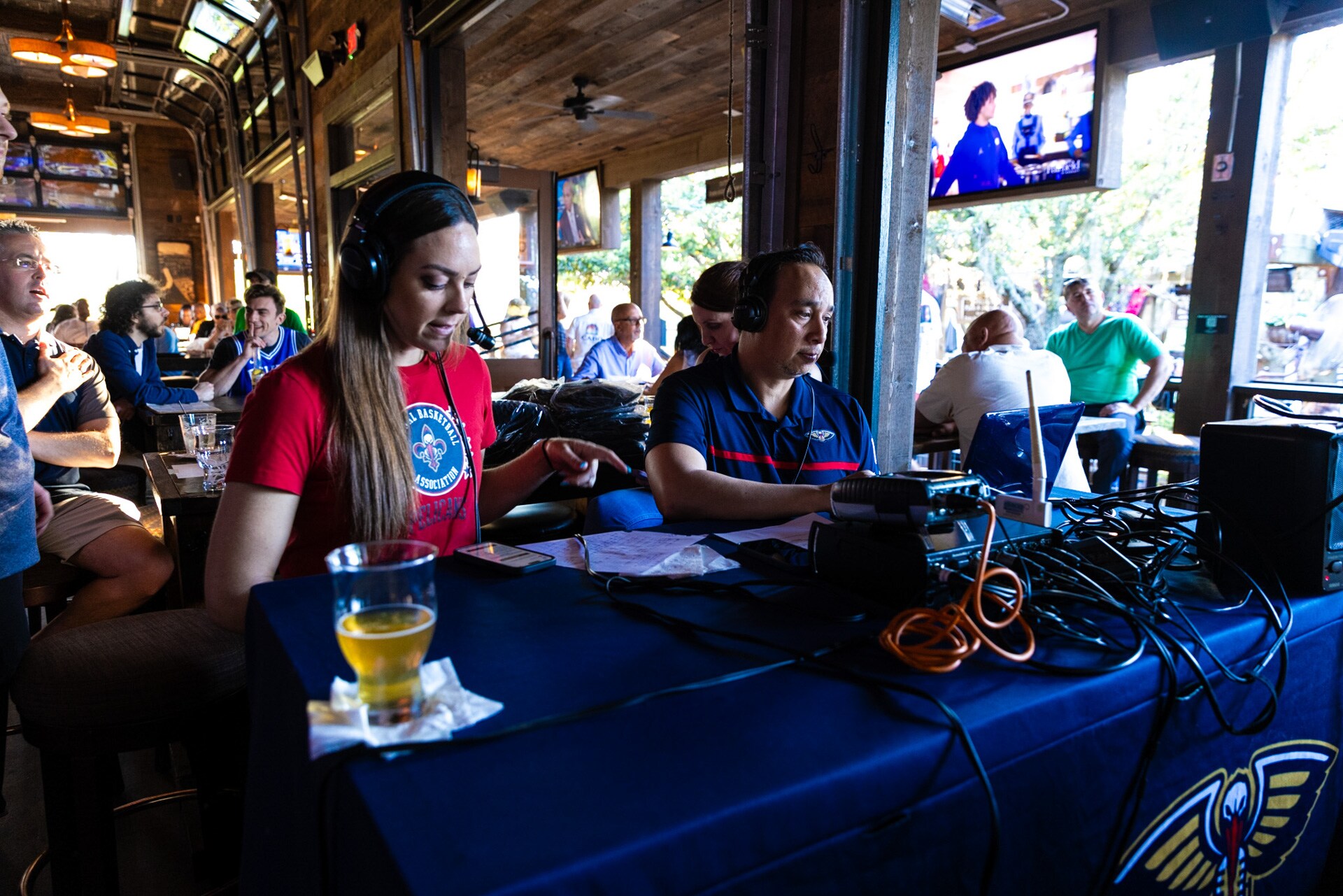 Photos: Pelicans, New Amsterdam Vodka host Watch Party at Wrong Iron ...