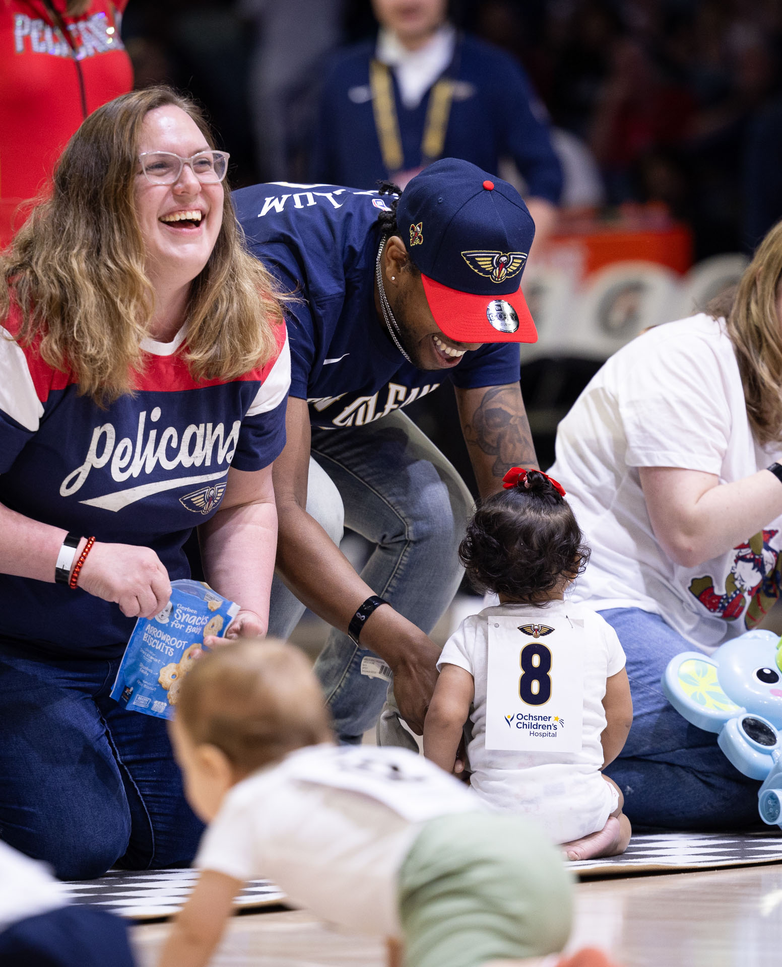 Photos: Baby Crawl Race 2024 | Pelicans vs. Celtics Entertainment 3/30 ...