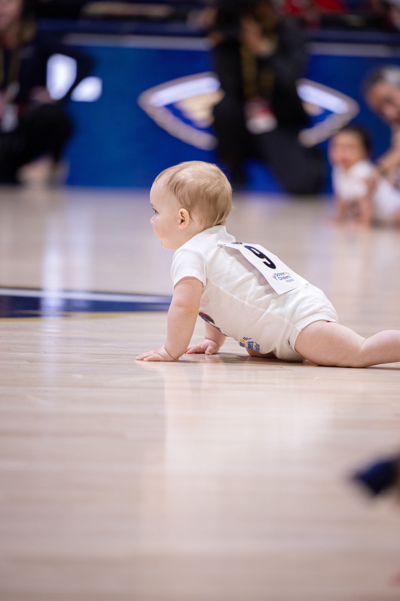 Photos: Baby Crawl Race 2024 | Pelicans vs. Celtics Entertainment 3/30 ...