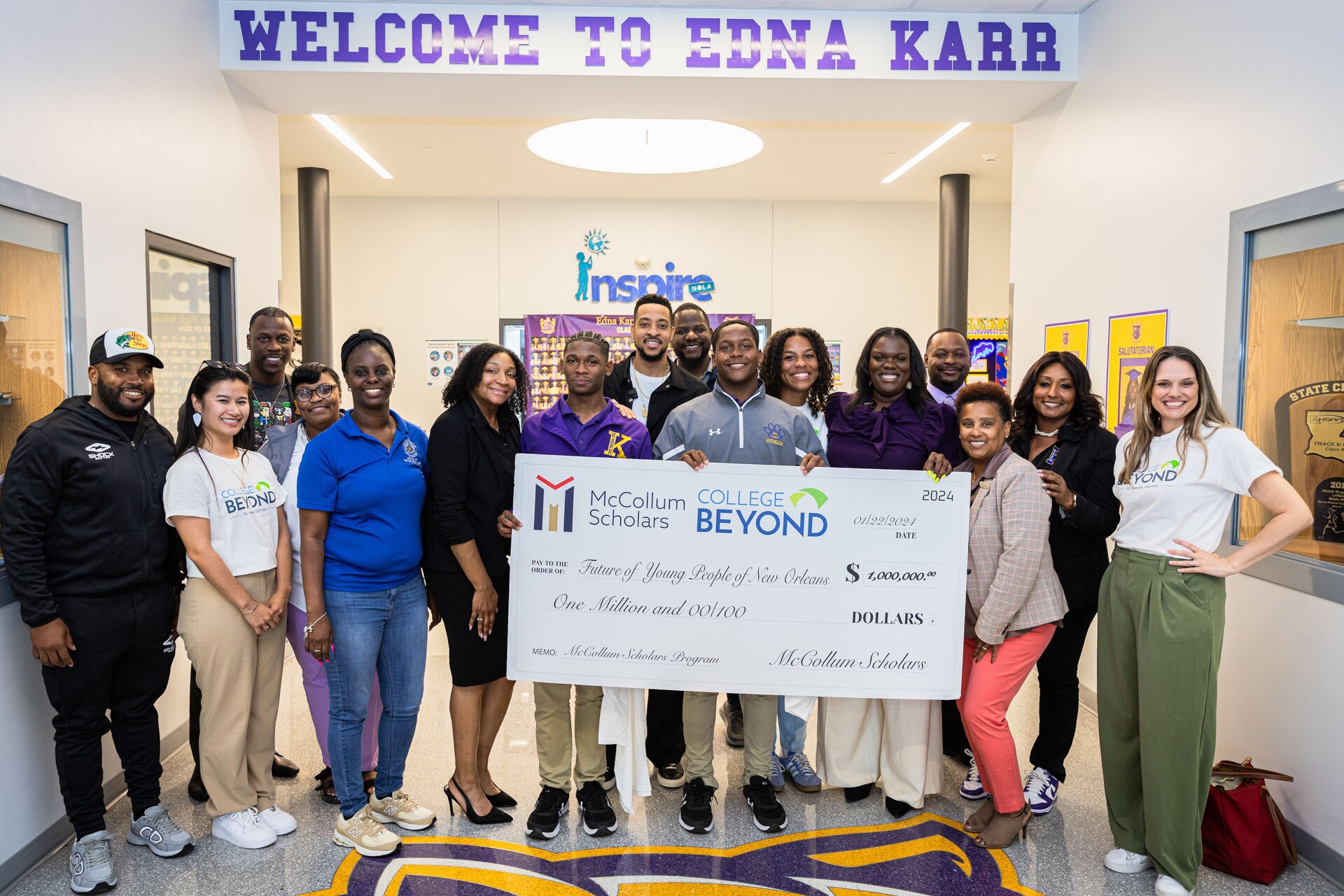 New Orleans Pelicans CJ McCollum, College Beyond announce 11 McCollum ...