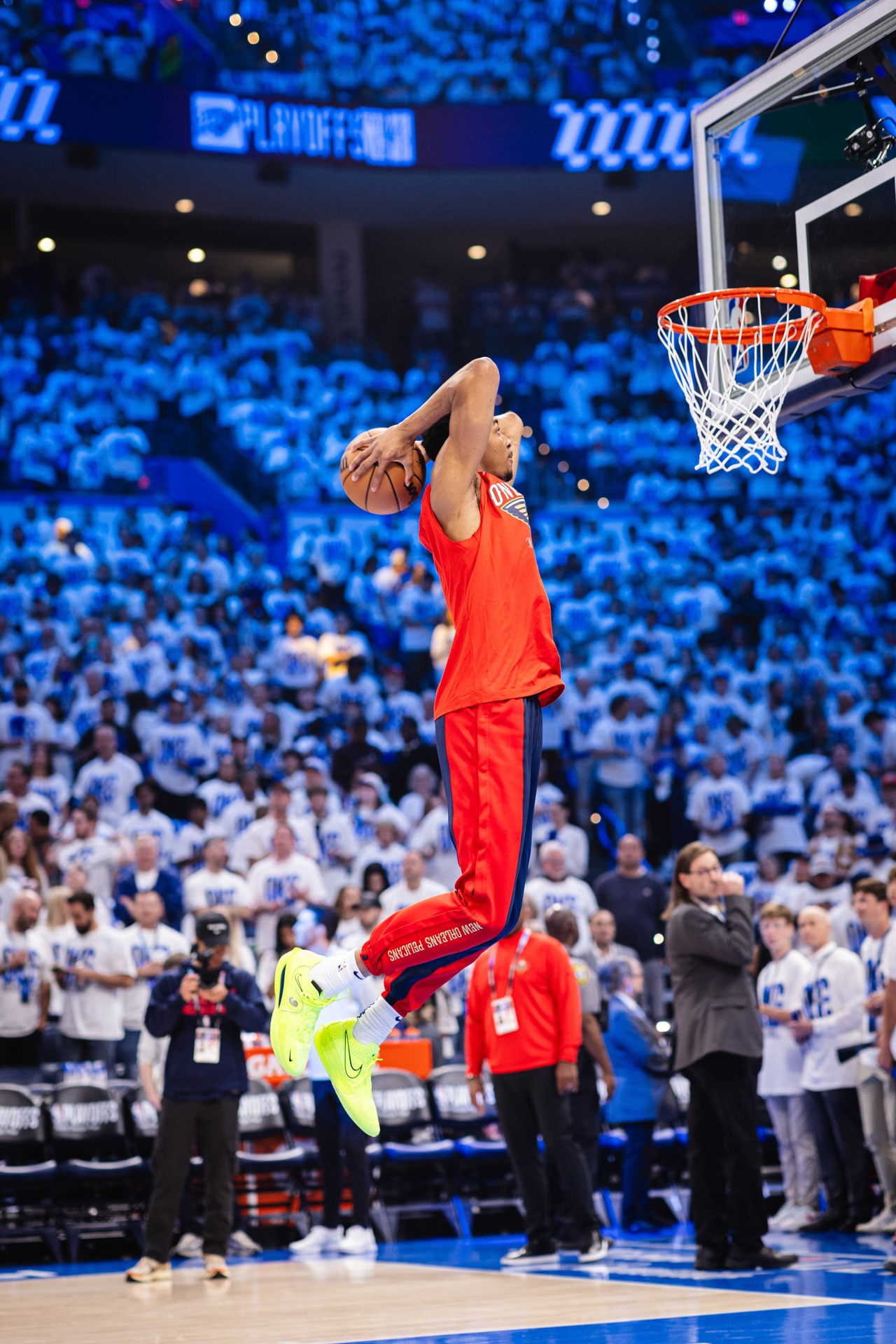 Photos: Thunder vs. Pelicans Game 2 Pregame | 2024 NBA Playoffs Photo ...