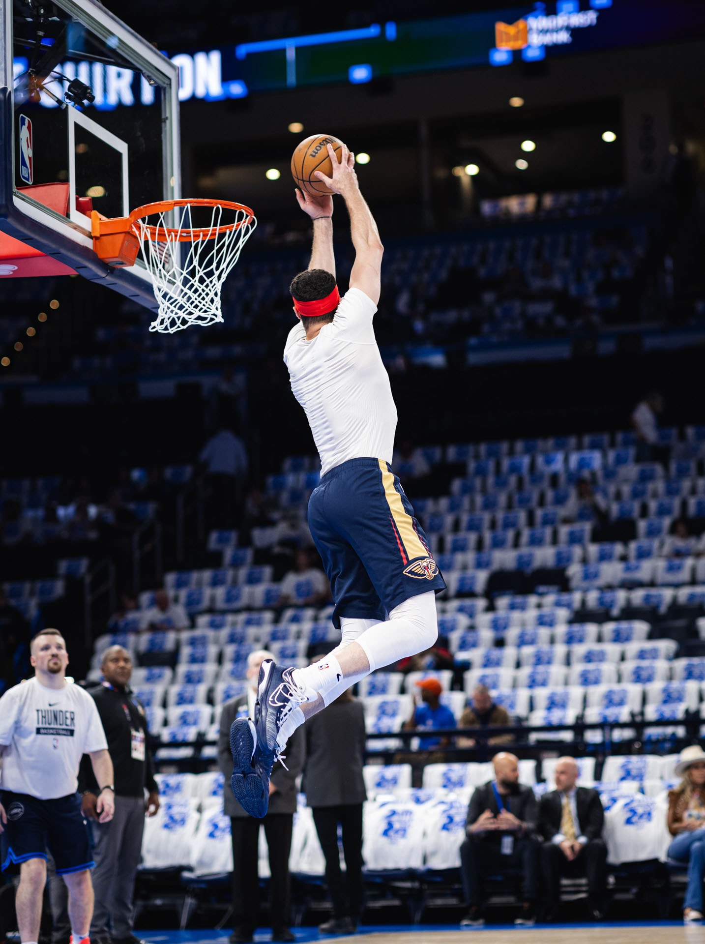 Photos: Thunder vs. Pelicans Game 1 Pregame | 2024 NBA Playoffs Photo Gallery | NBA.com