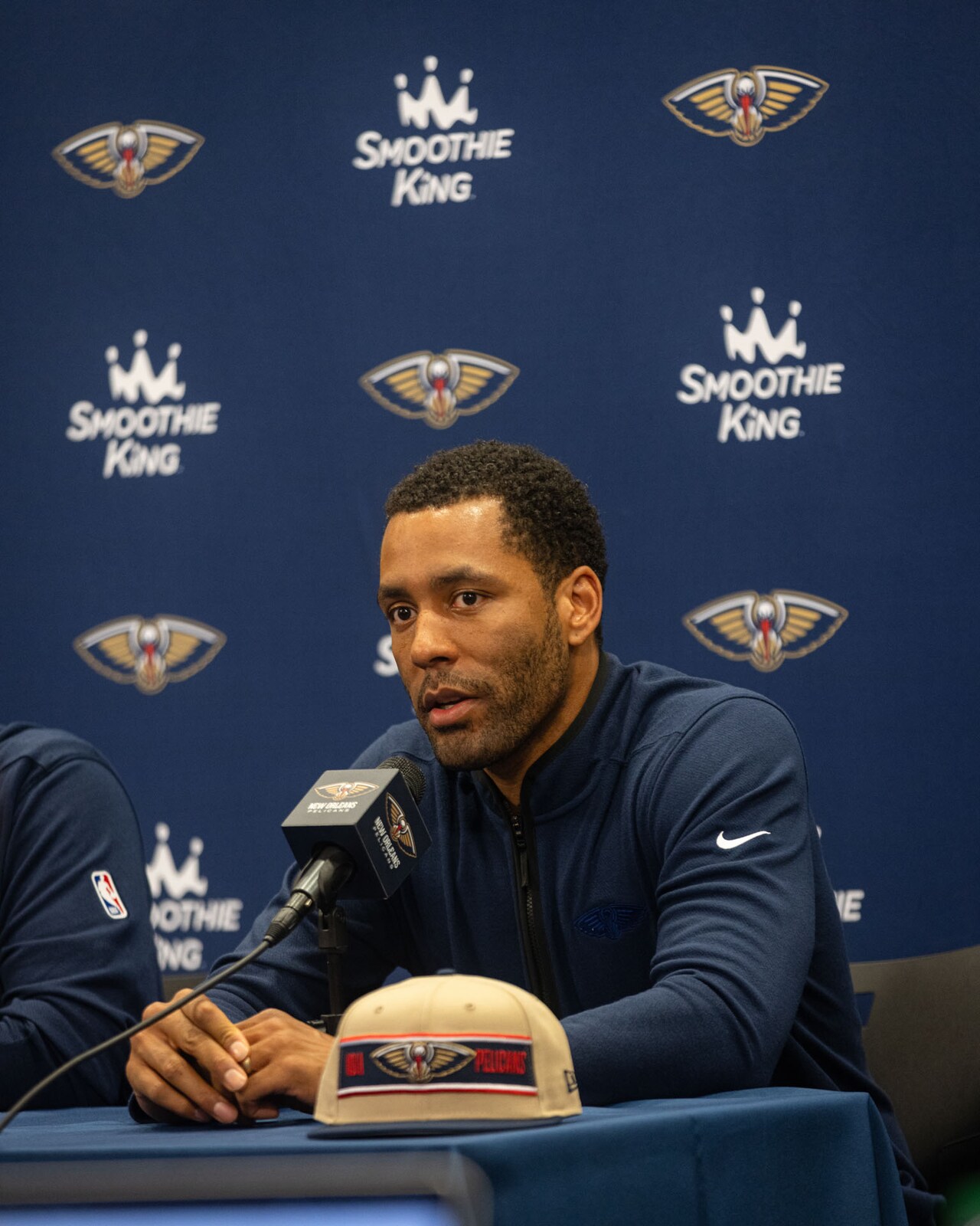 Photos: David Griffin and Bryson Graham post-draft presser after Round ...