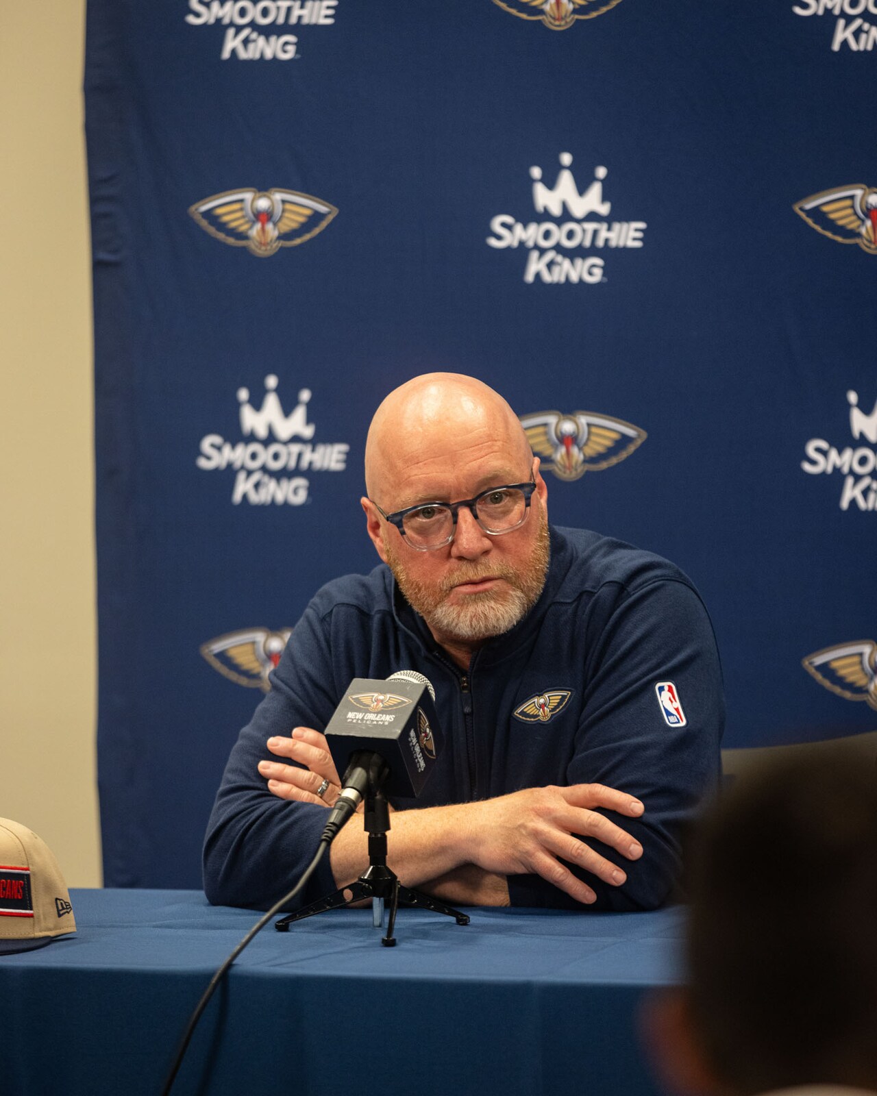 Photos: David Griffin and Bryson Graham post-draft presser after Round ...