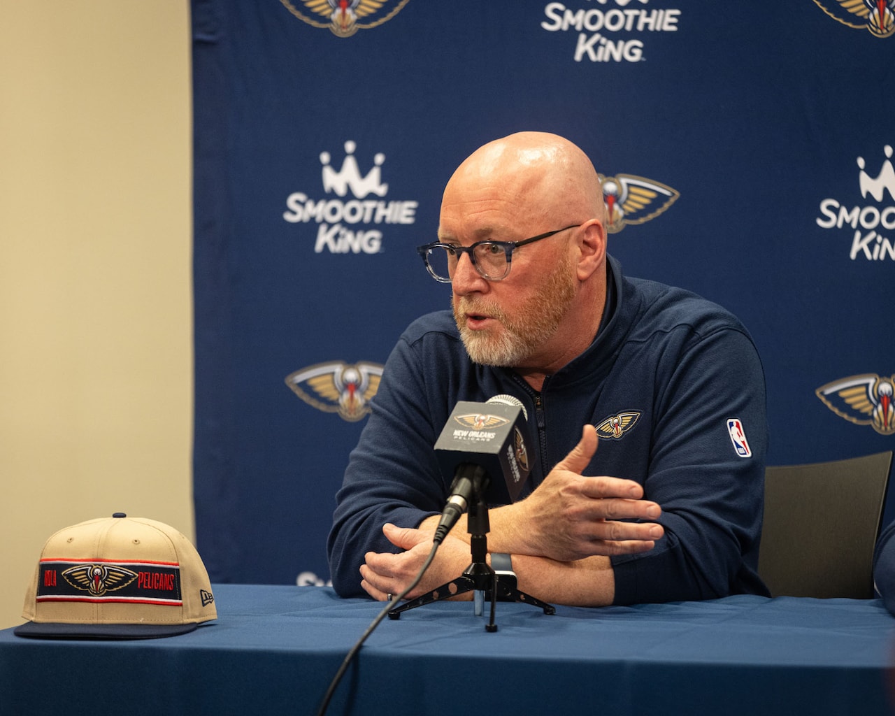Photos: David Griffin and Bryson Graham post-draft presser after Round ...