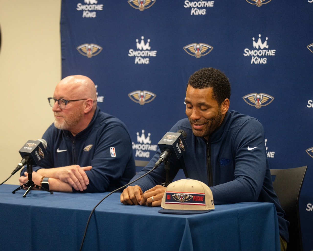 Photos: David Griffin and Bryson Graham post-draft presser after Round ...