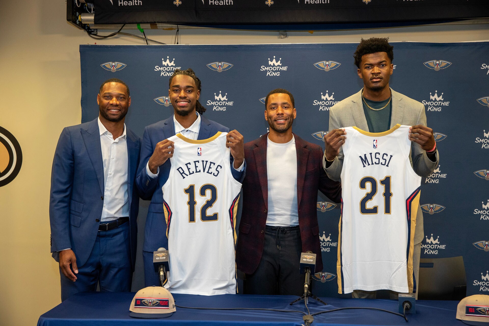 Photos: Yves Missi, Antonio Reeves introductory press conference Photo ...