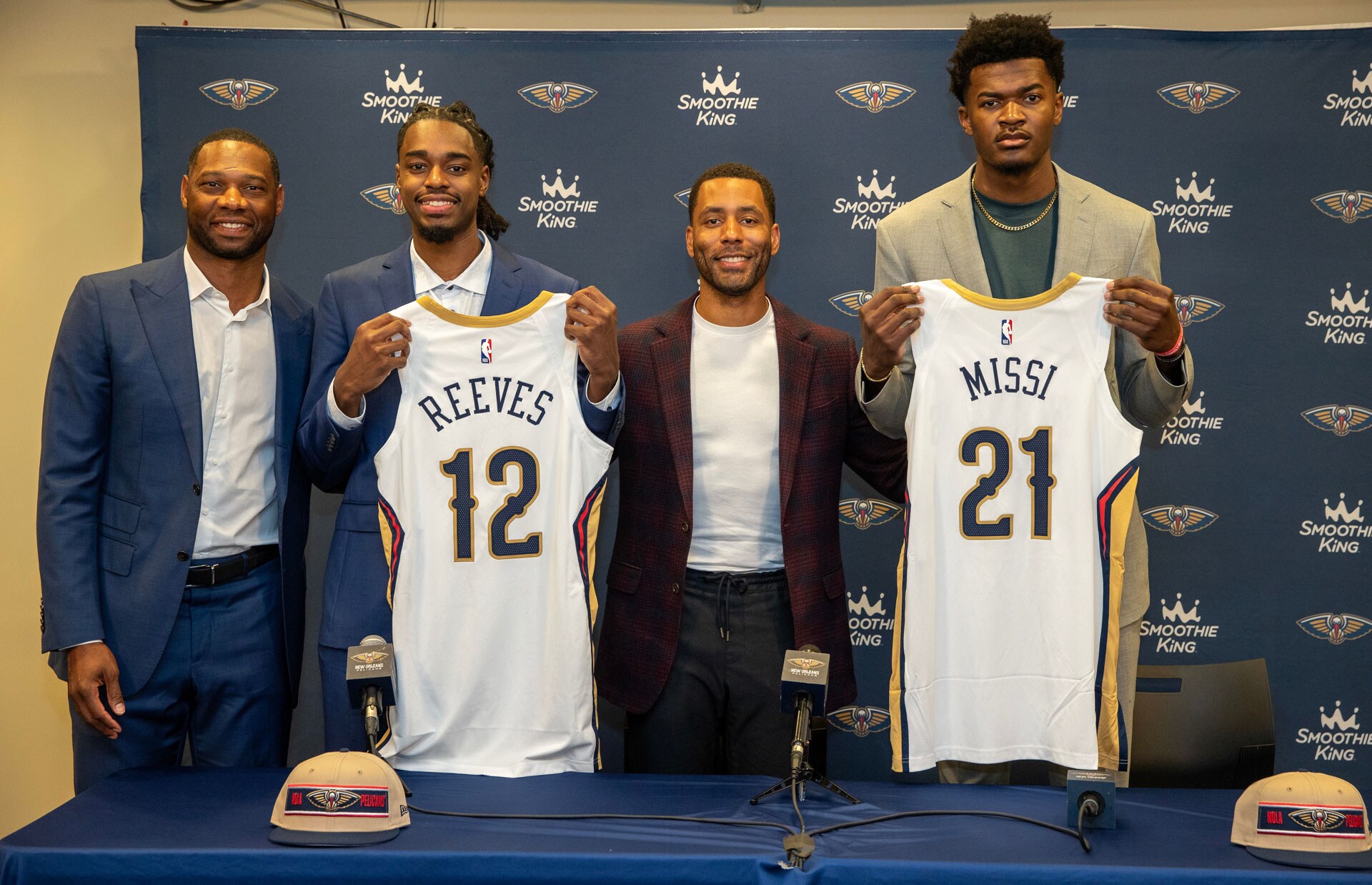 Photos: Yves Missi, Antonio Reeves introductory press conference Photo ...