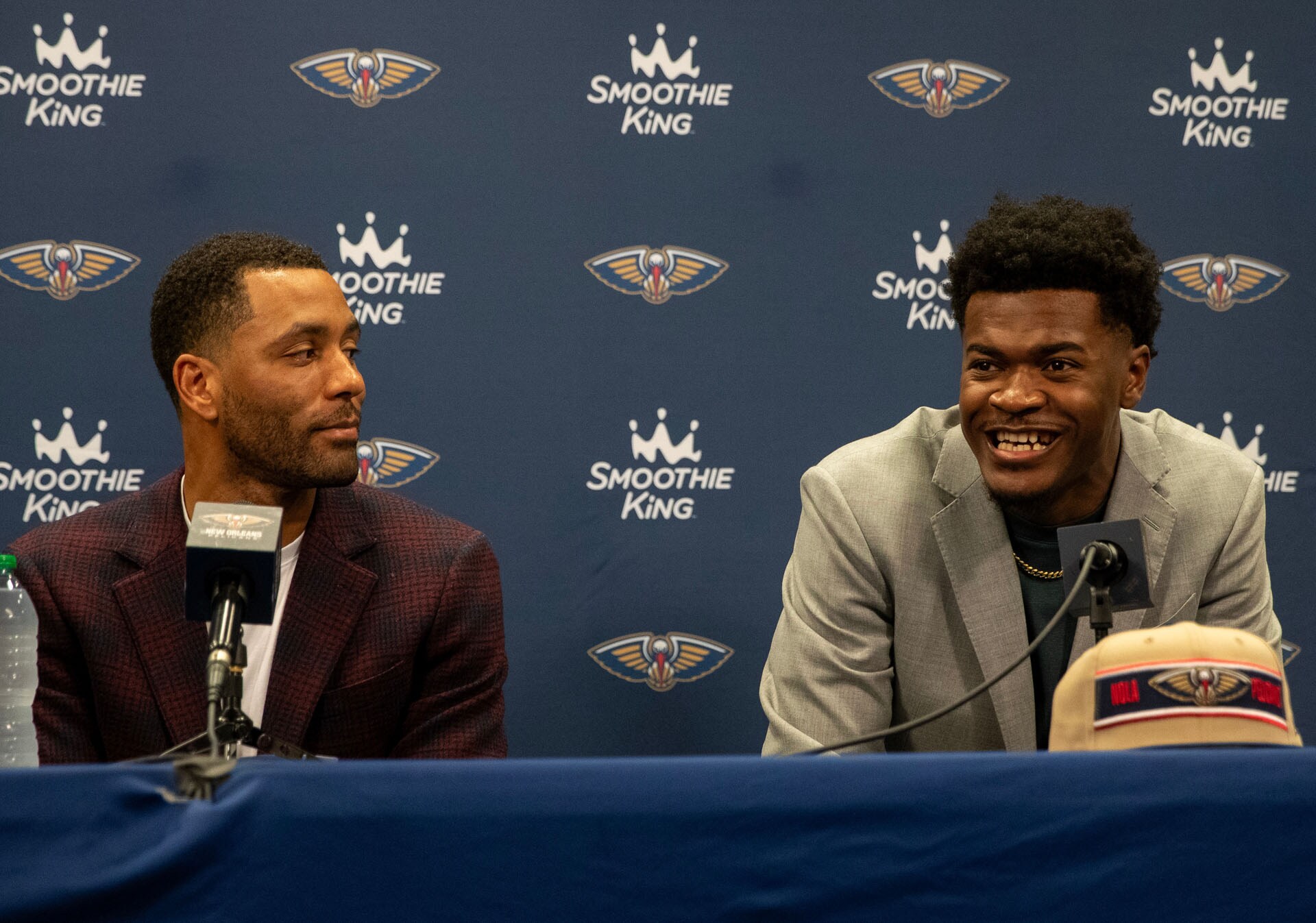 Photos: Yves Missi, Antonio Reeves introductory press conference Photo ...