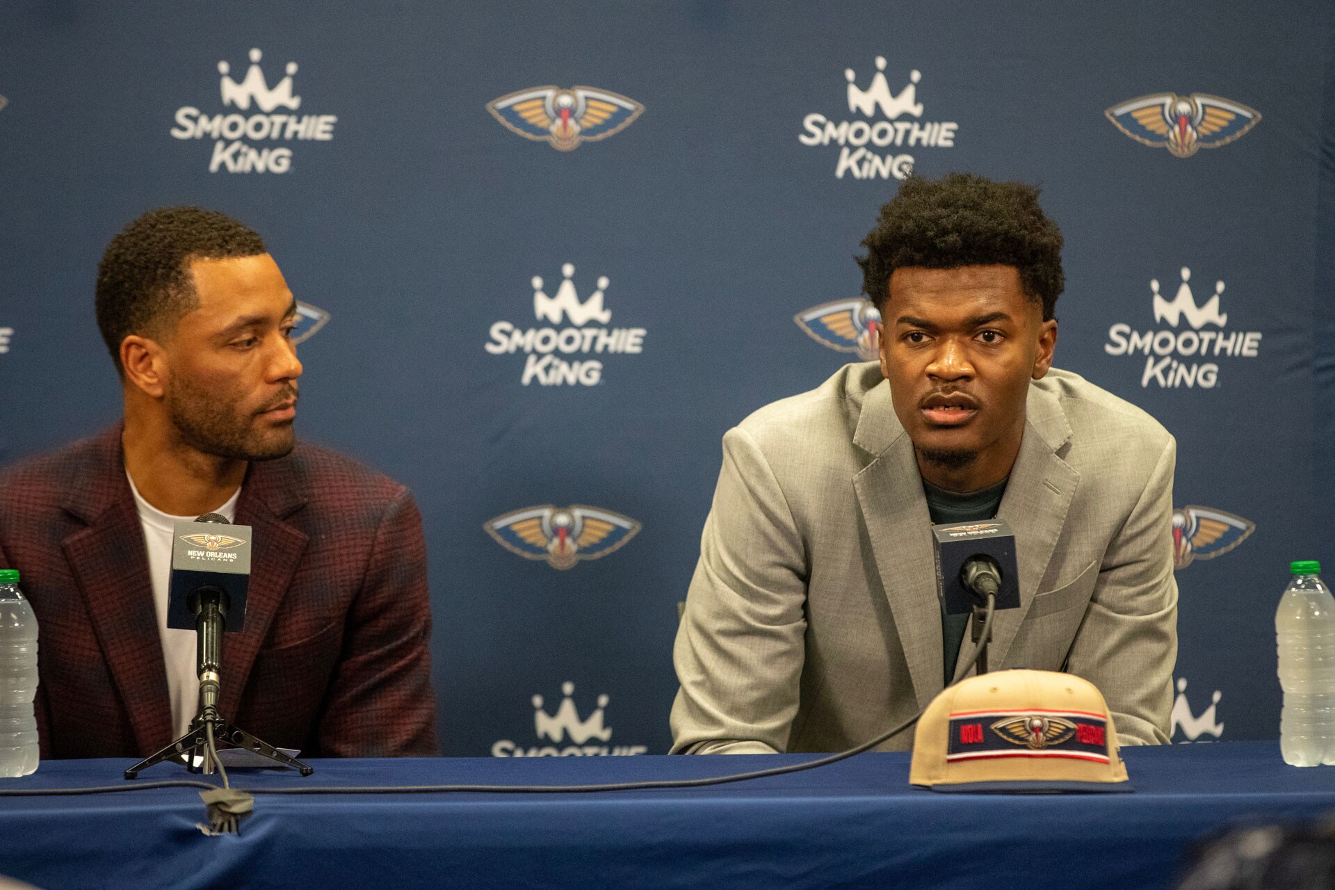 Photos: Yves Missi, Antonio Reeves introductory press conference Photo ...