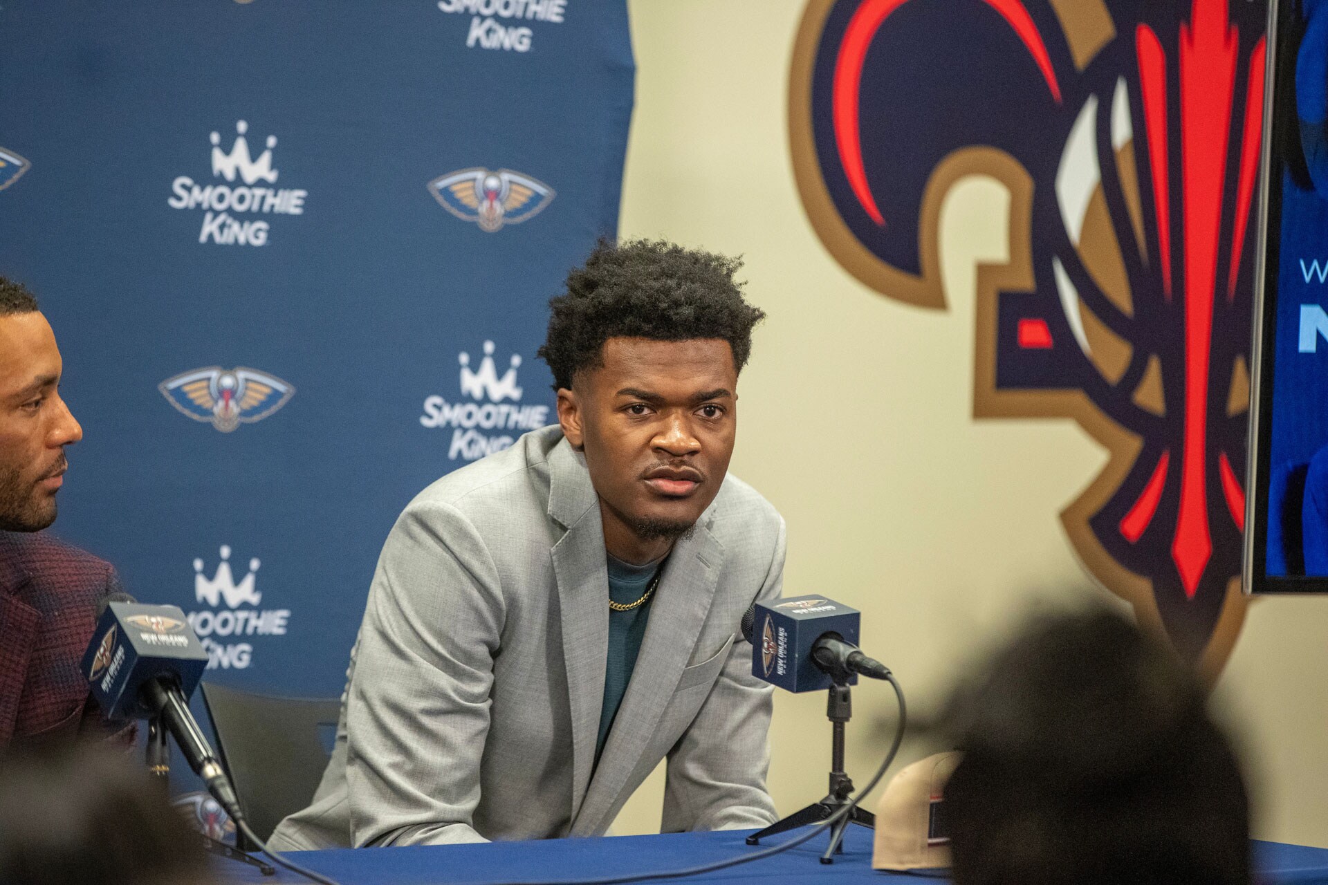 Photos: Yves Missi, Antonio Reeves introductory press conference Photo ...