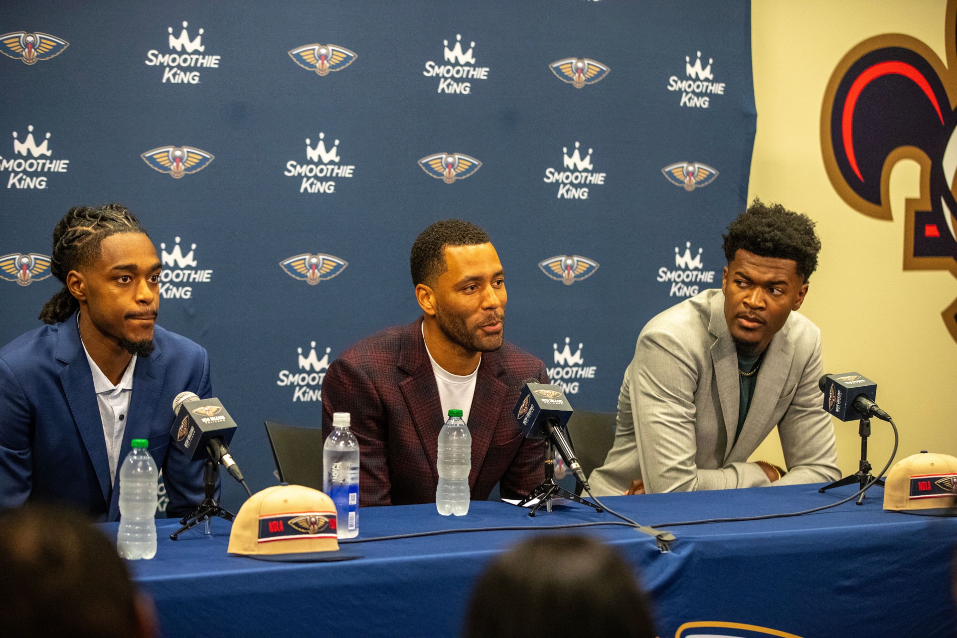 Photos: Yves Missi, Antonio Reeves introductory press conference Photo ...