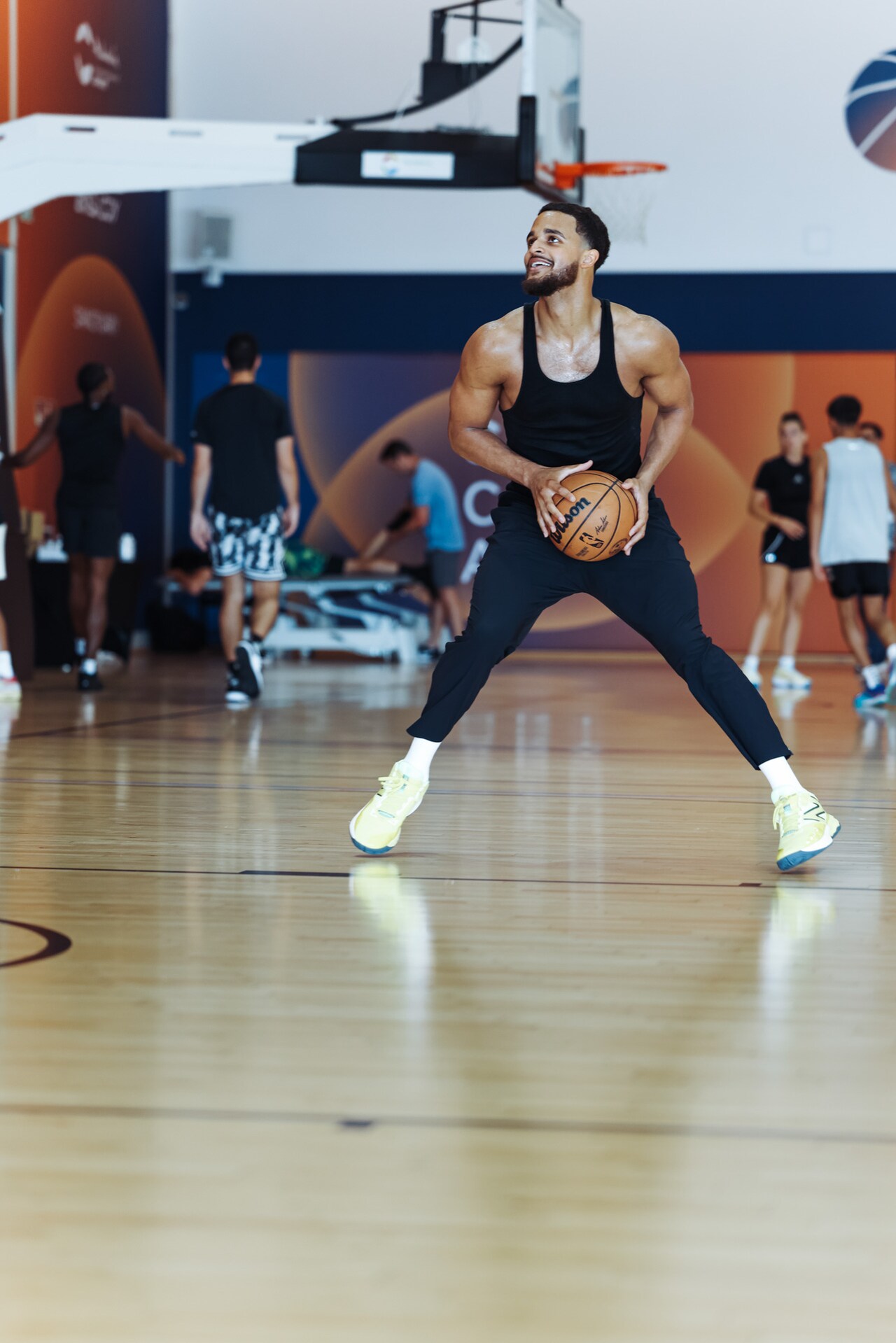 Photos: Jeremiah Robinson-Earl offseason workouts at 2024 NBPA retreat ...